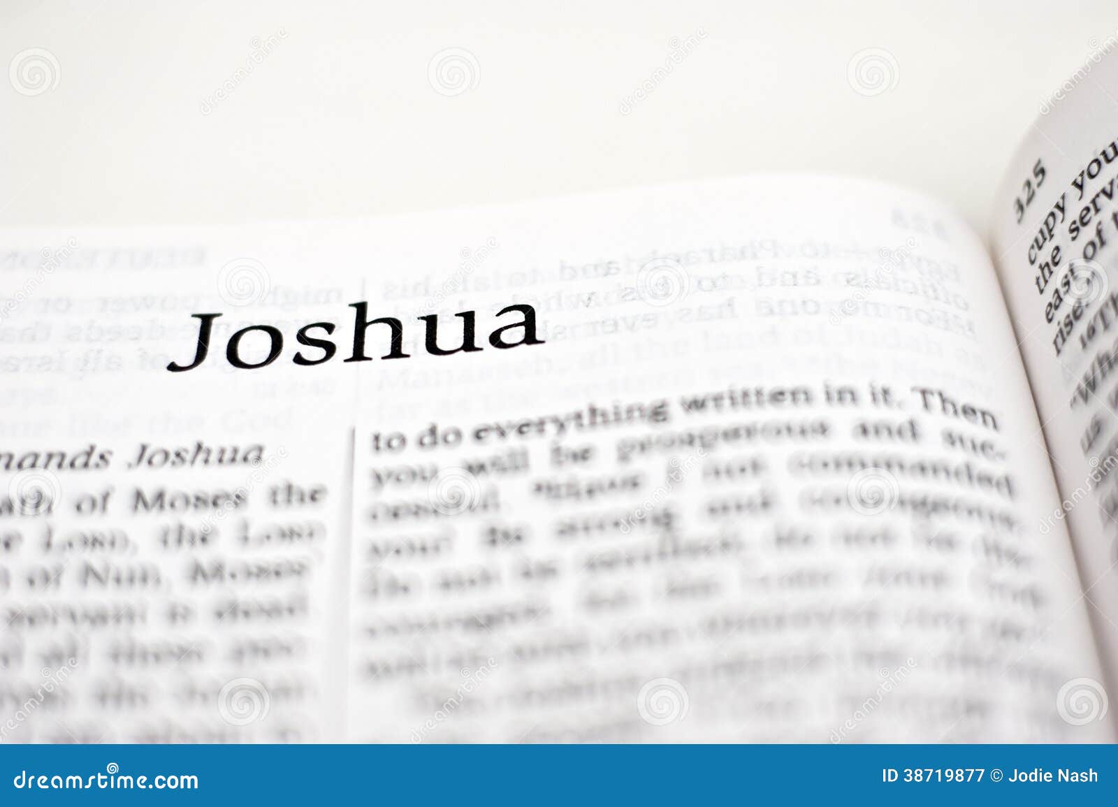 Book of Joshua stock image. Image of closeup, document - 38719877