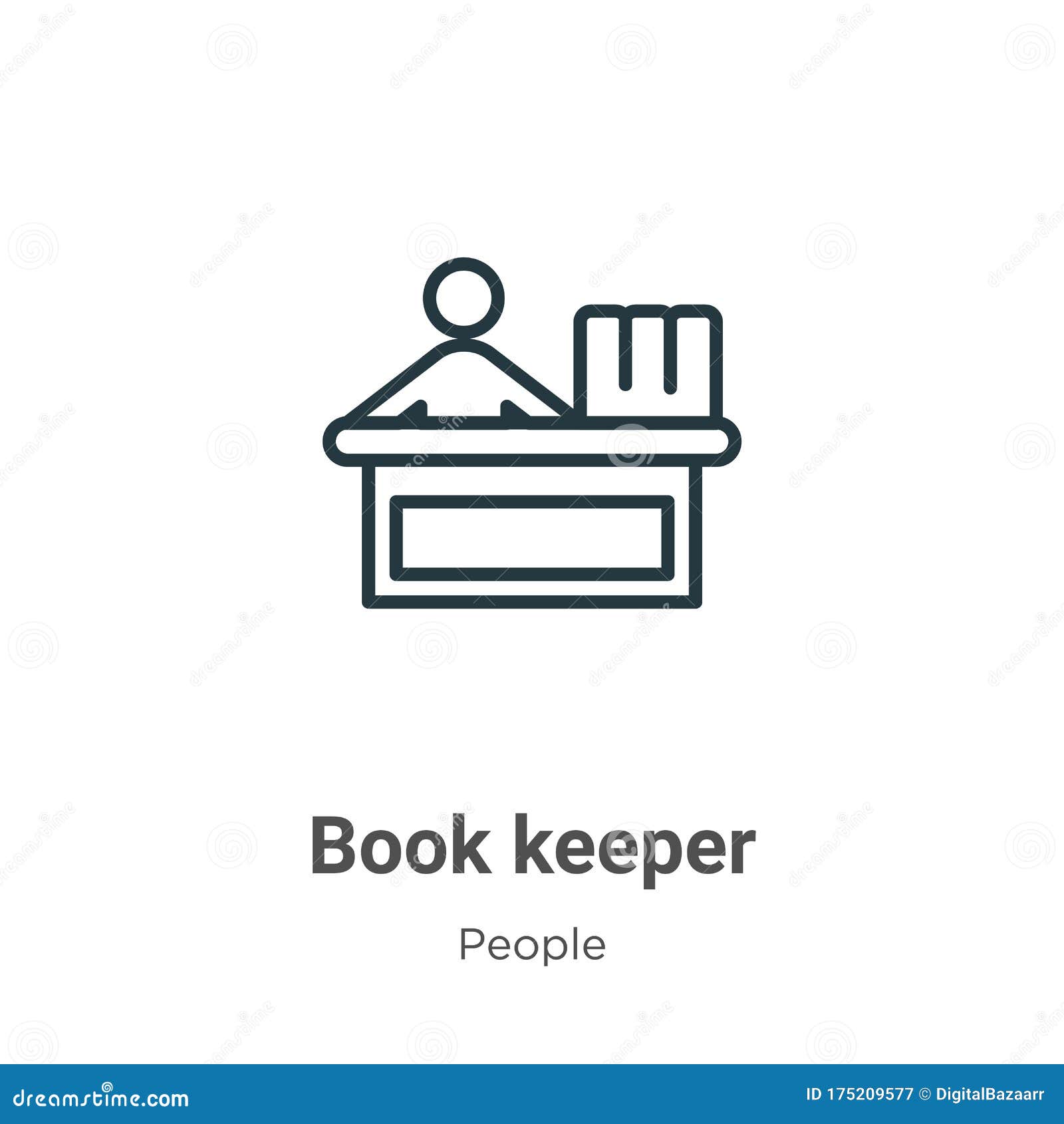Book Keeper Logo Inspirations, Library Logo Vector | CartoonDealer.com ...