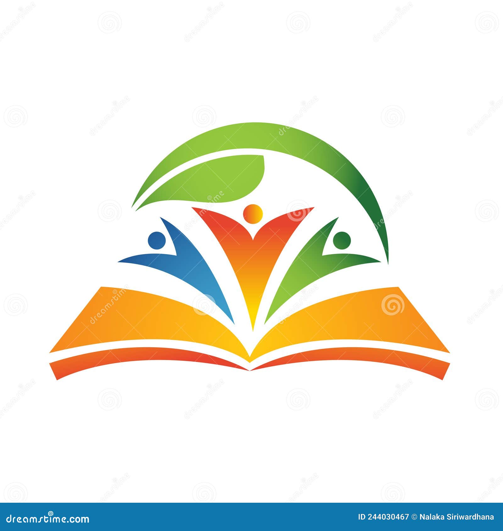 Book with Kids Vector Icon. Stock Vector - Illustration of contact ...