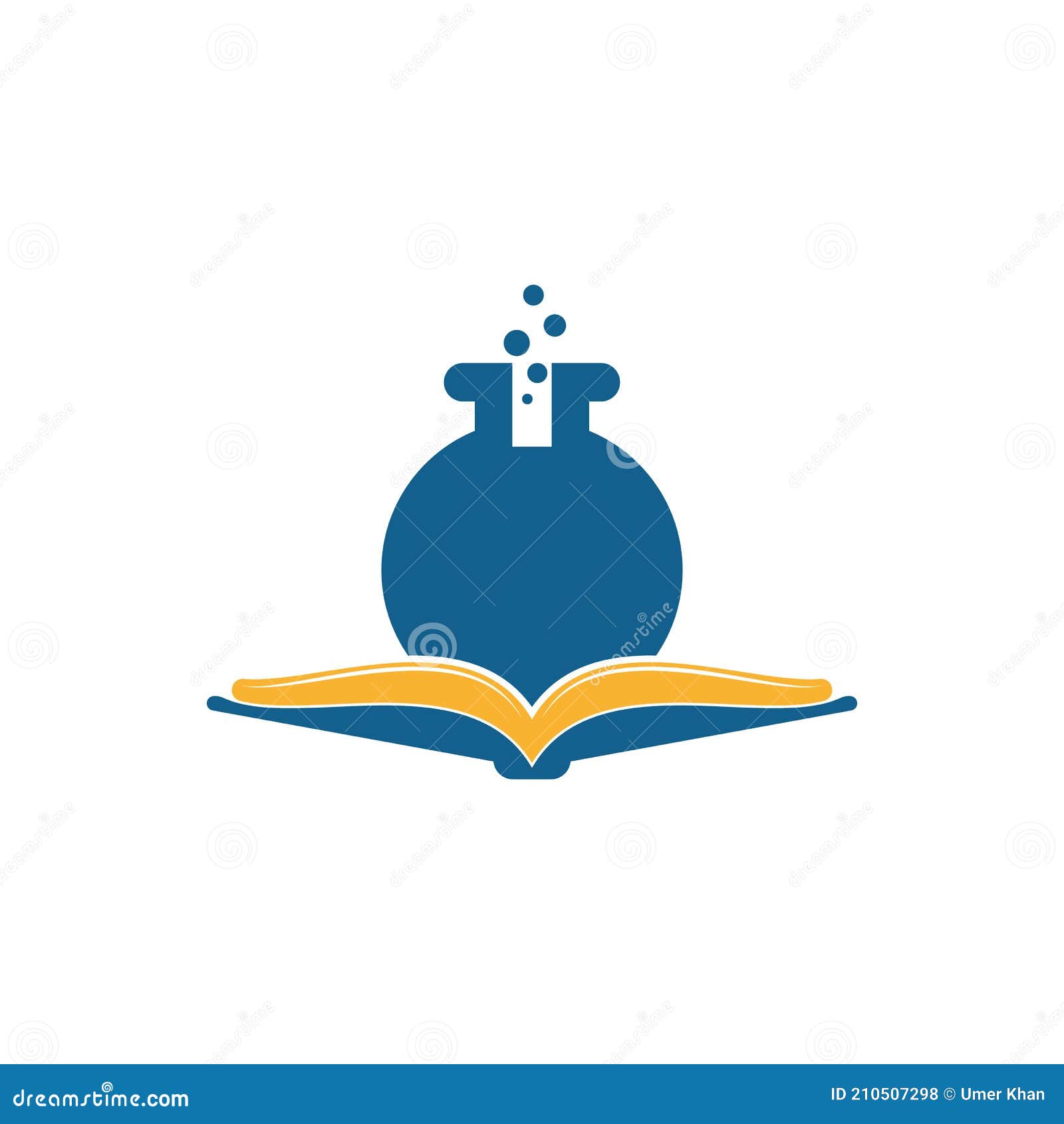 Book Lab Logo Template Design Vector. Stock Vector - Illustration of ...