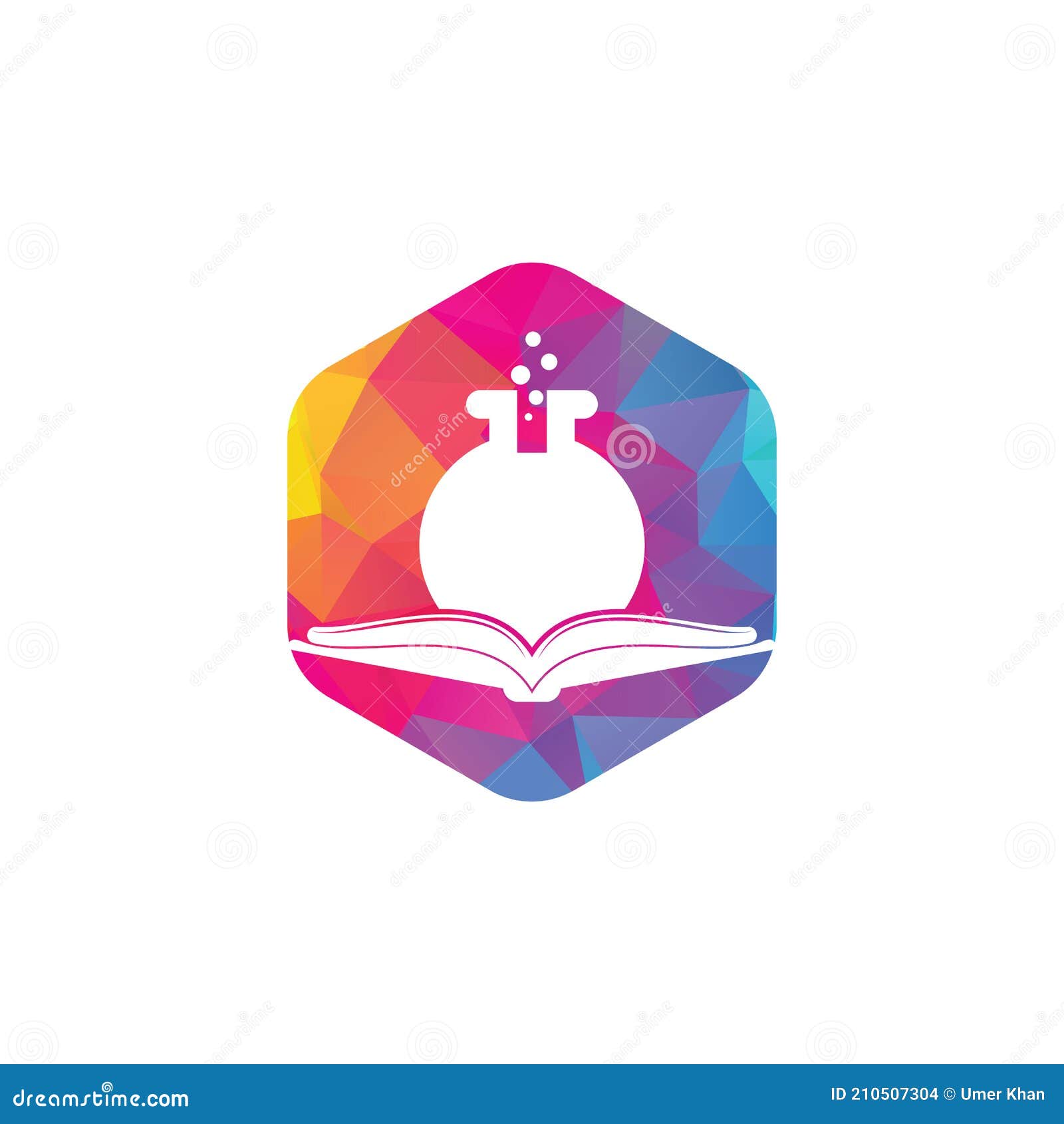 Book Lab Logo Template Design Vector. Stock Vector - Illustration of ...