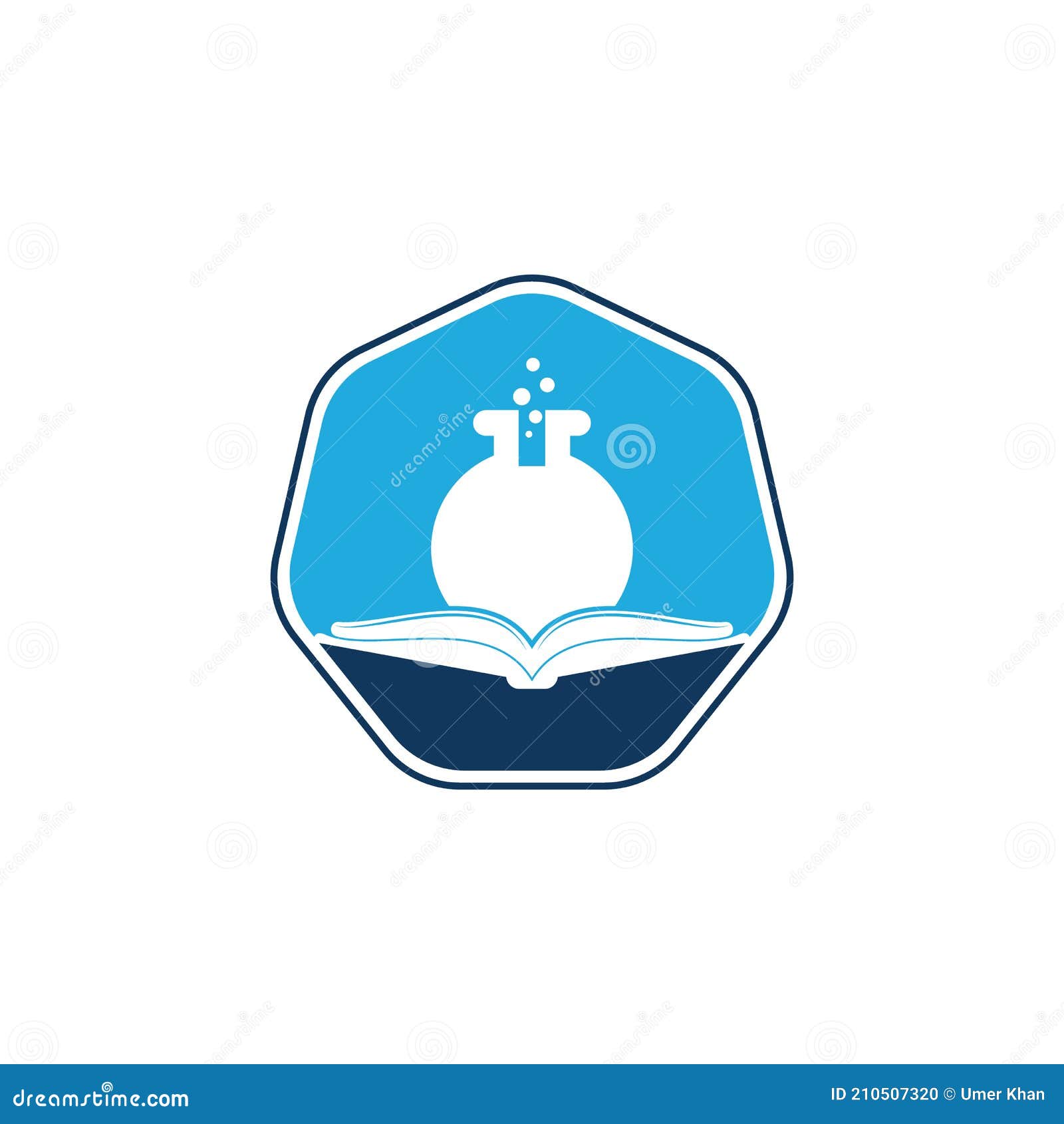 Book Lab Logo Template Design Vector. Stock Vector - Illustration of ...