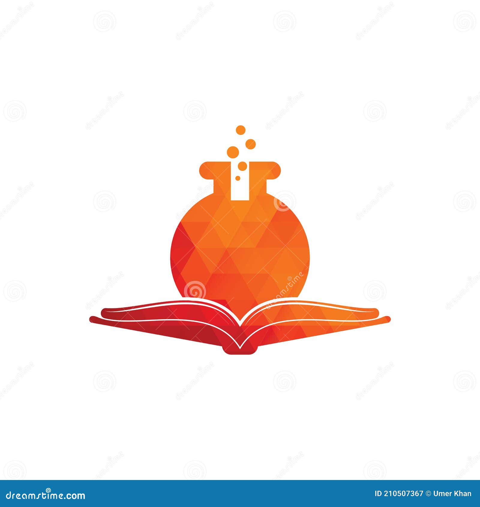 Book Lab Logo Template Design Vector. Stock Vector - Illustration of ...