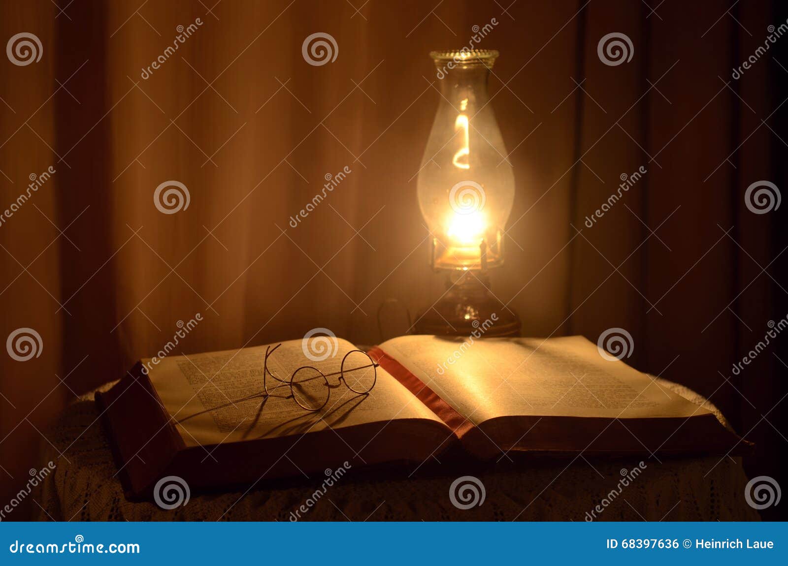 Book and lamp stock photo. Image of flame, bible, book - 68397636