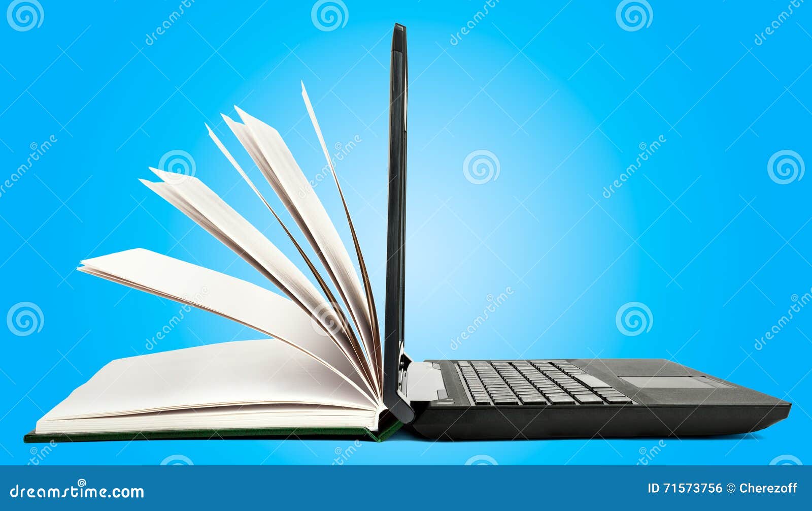 Book and laptop stock photo. Image of academic, learn - 71573756