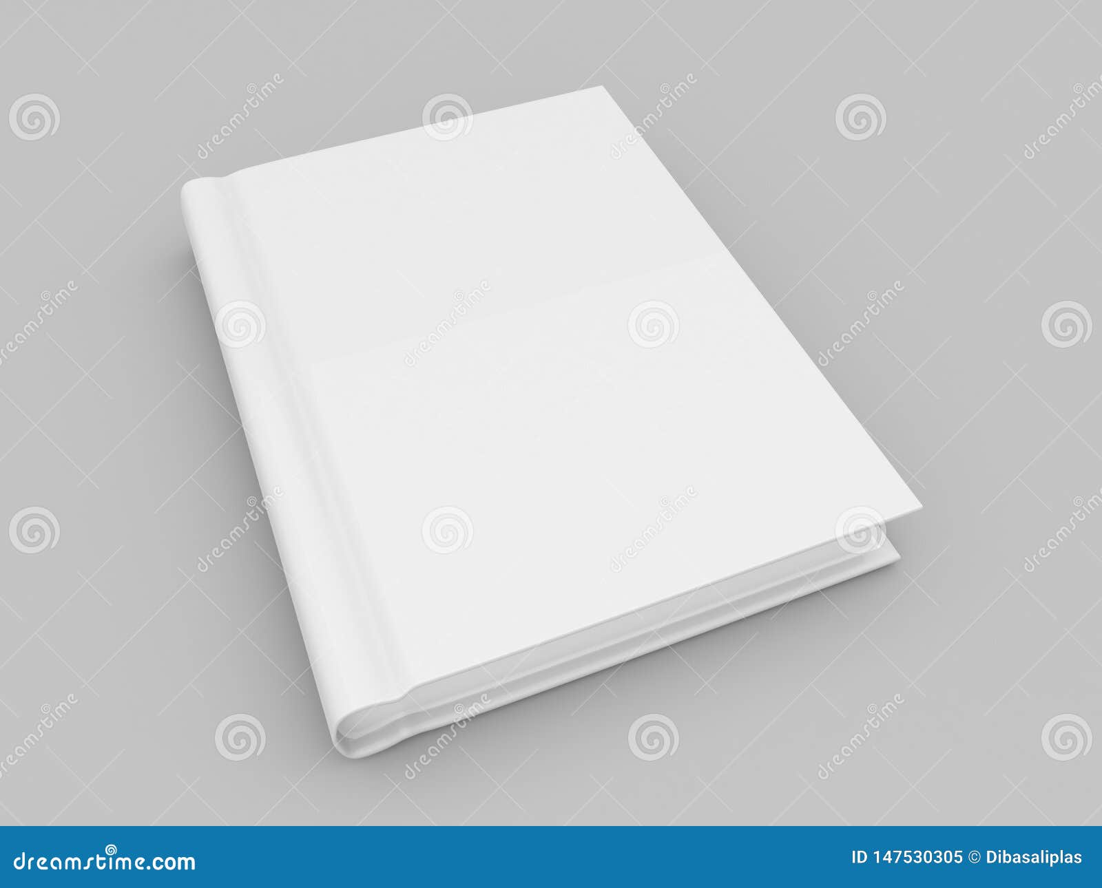 Book Layout Design on Gray Background Stock Illustration - Illustration ...