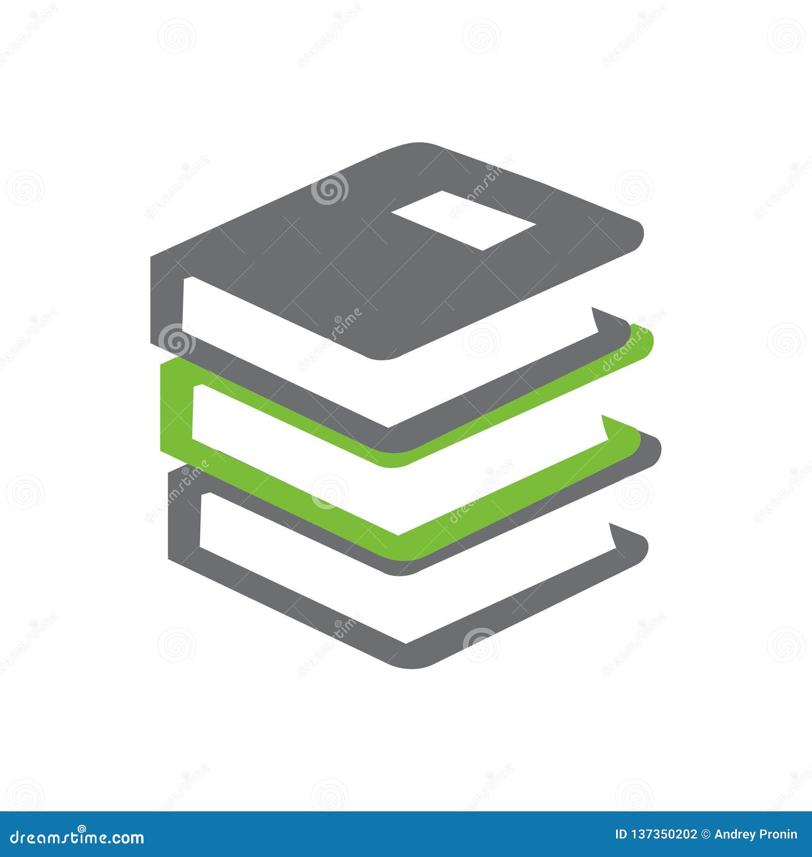 Book Learning Icon on White Background for Graphic and Web Design ...