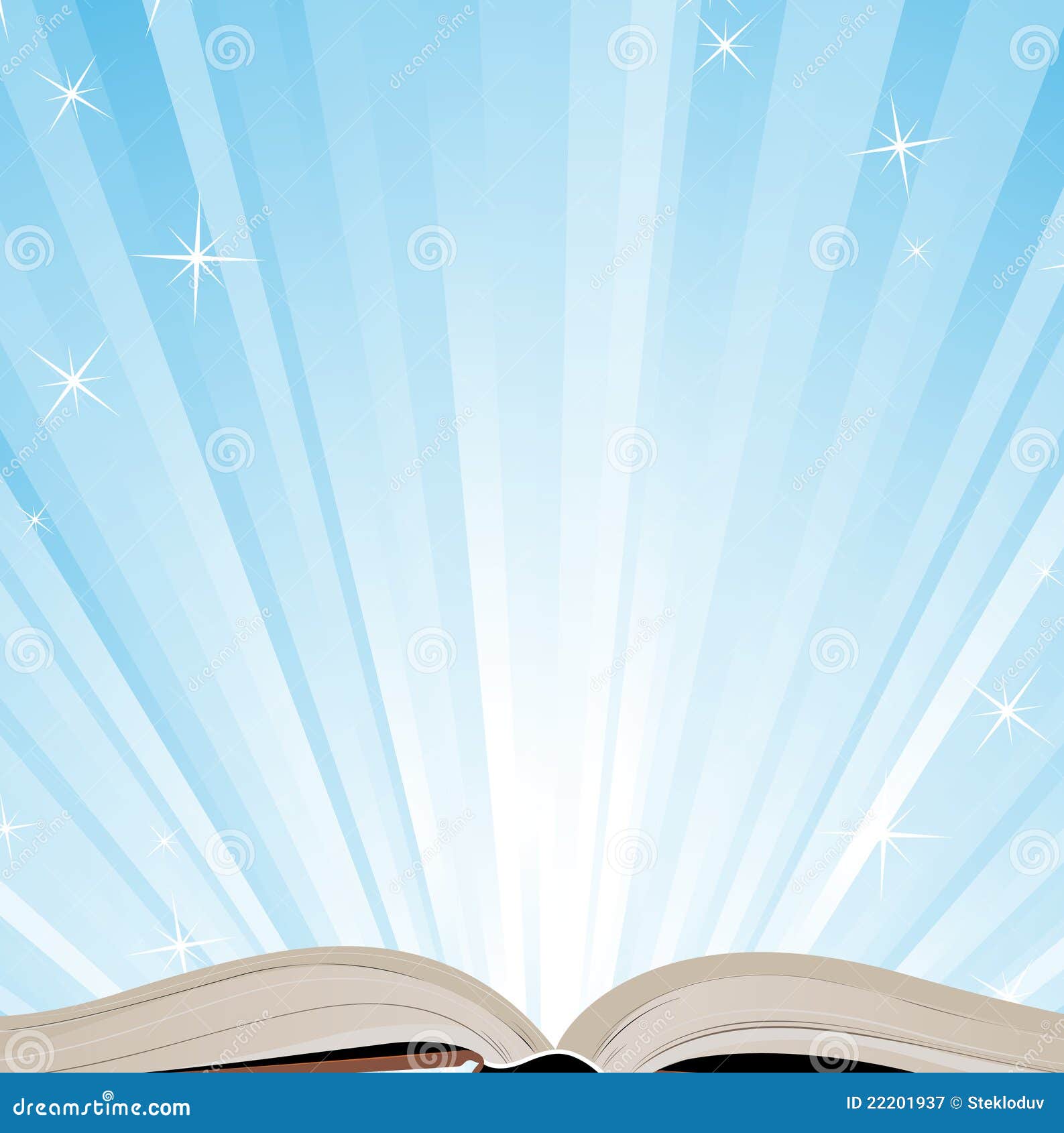 Book and light stock vector. Illustration of open, data - 22201937