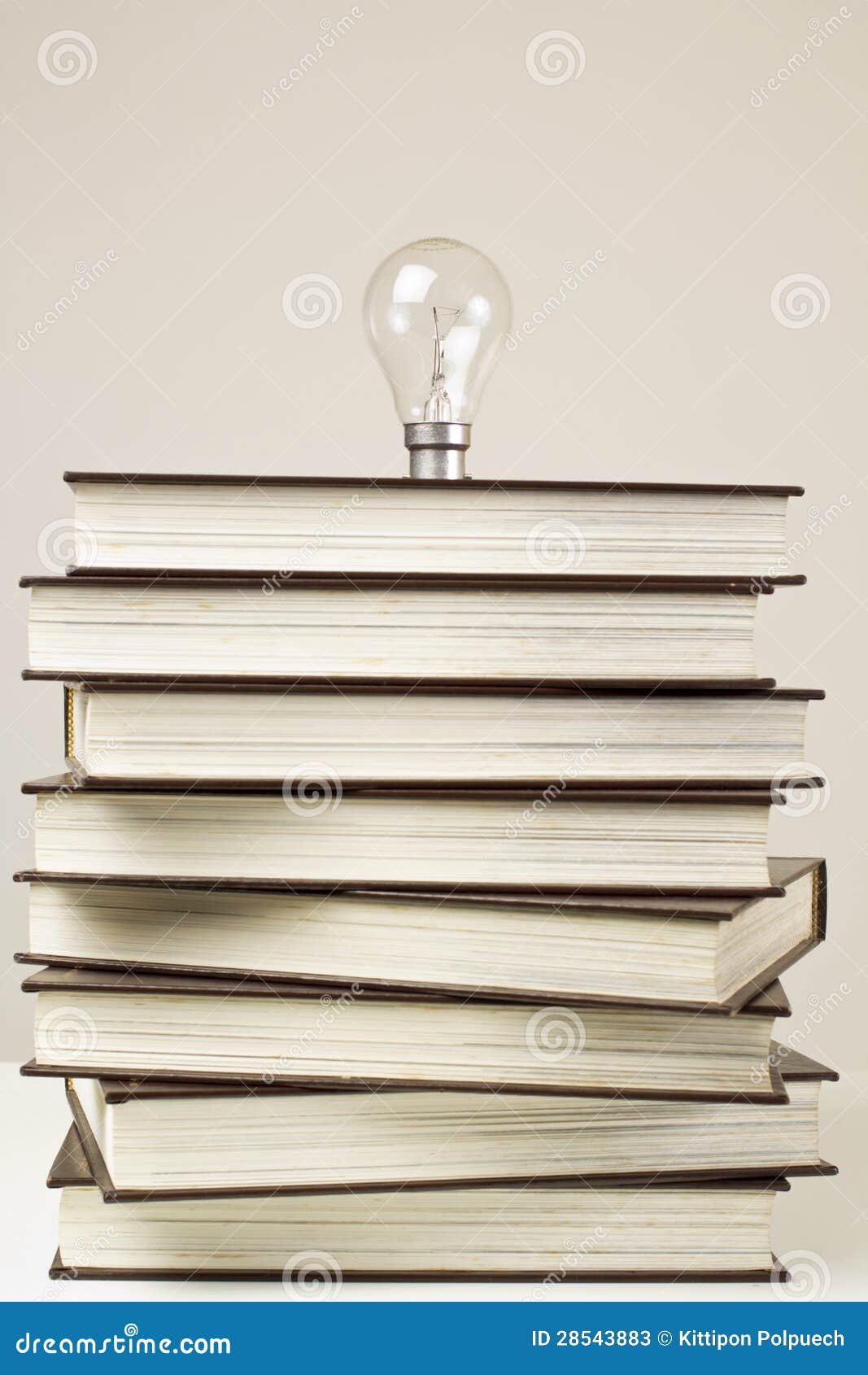Book and light bulb stock image. Image of invention, lightbulb - 28543883