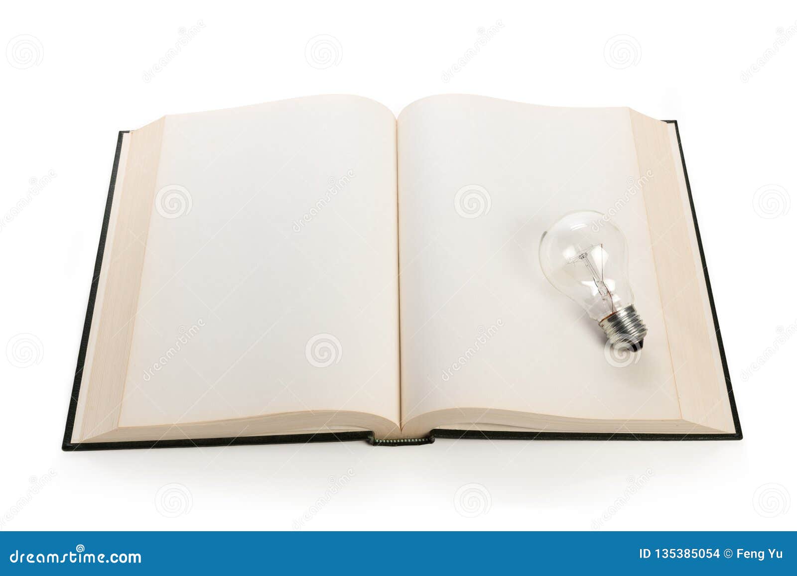 Book and light bulb stock photo. Image of electricity - 135385054