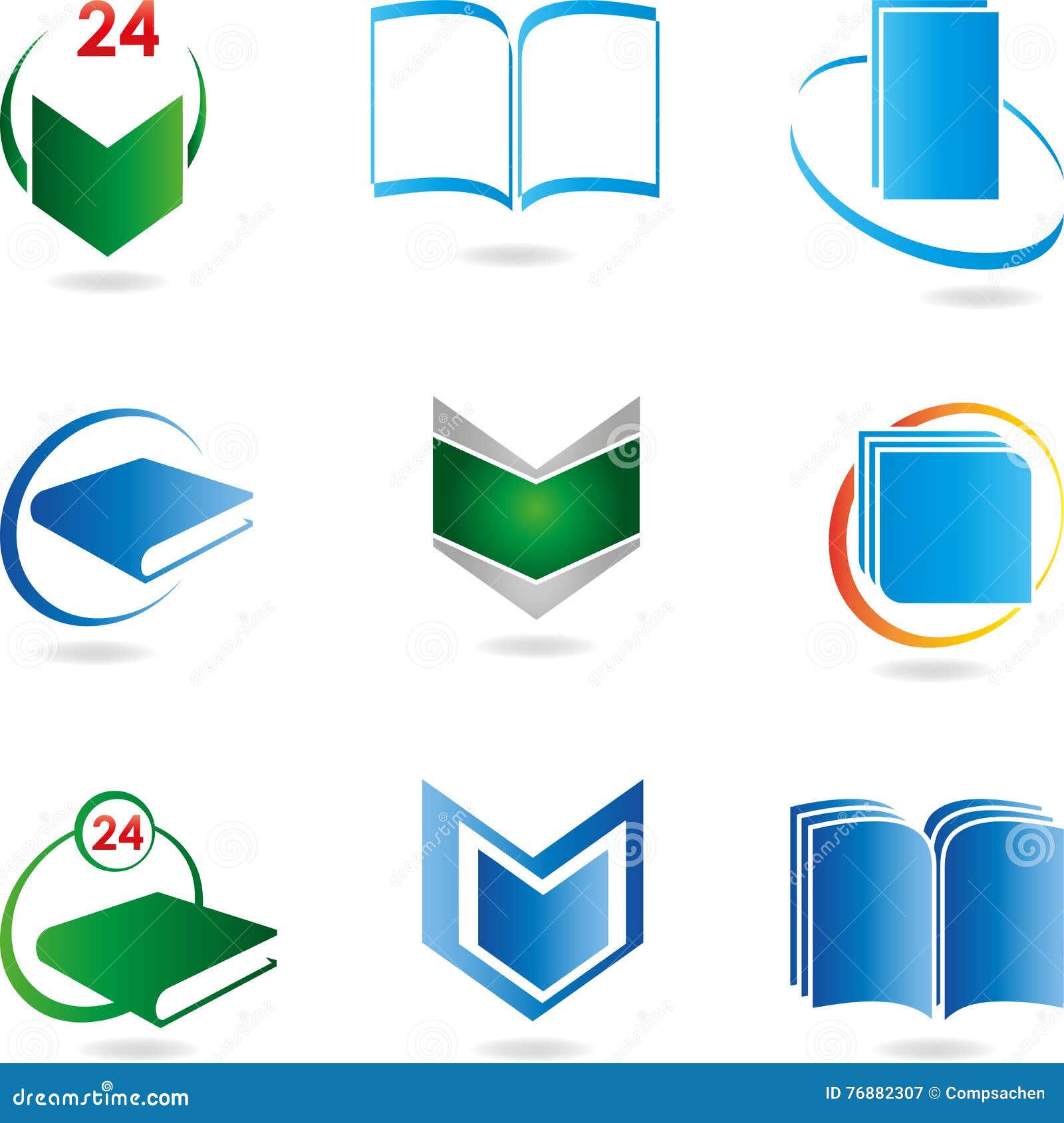 Book Logo, Book, Hand Drawn Books, Vector Stock Vector - Illustration ...