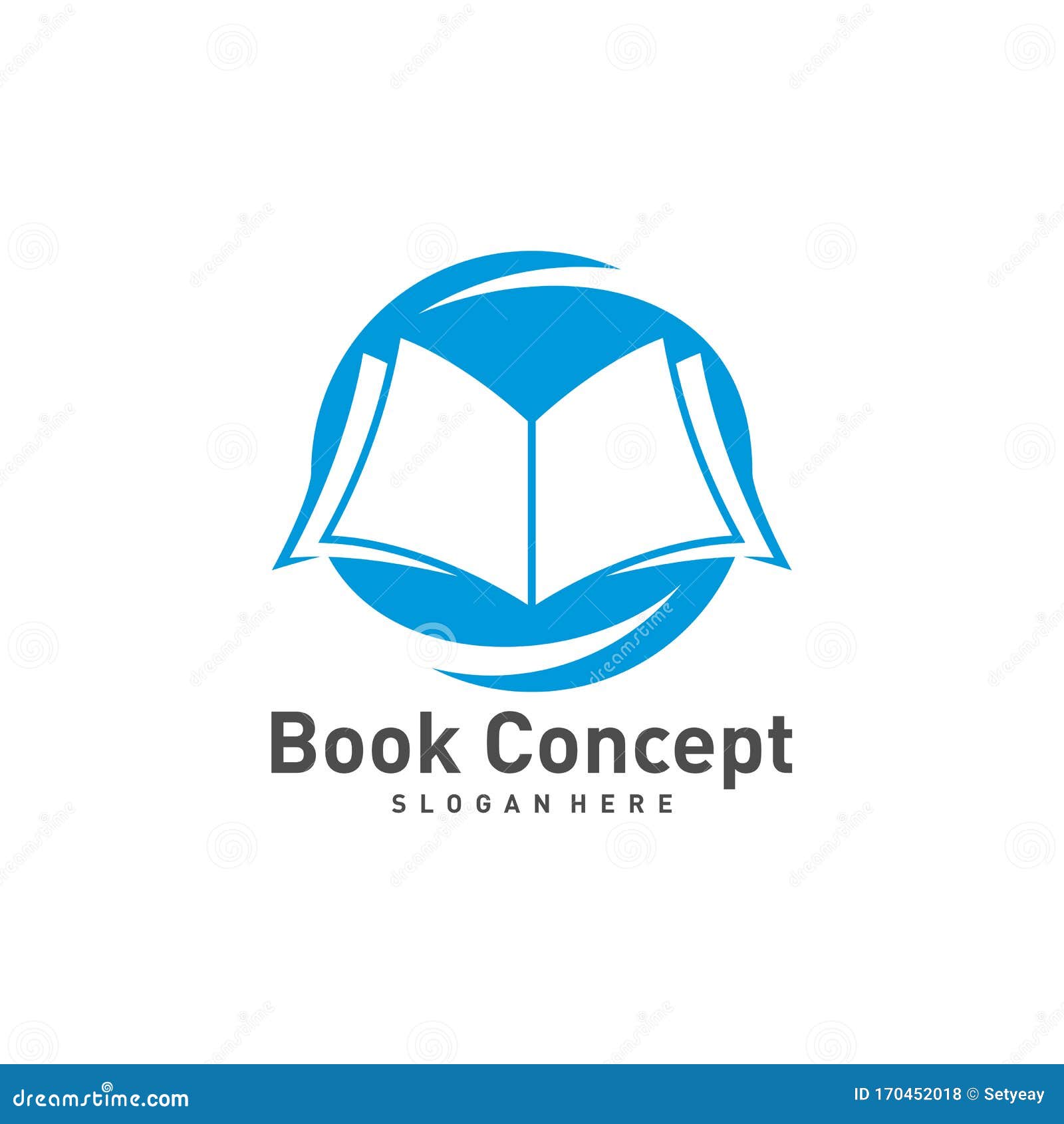 Book Logo Design Template. Book Icon Logo Concept Vector Stock Vector ...