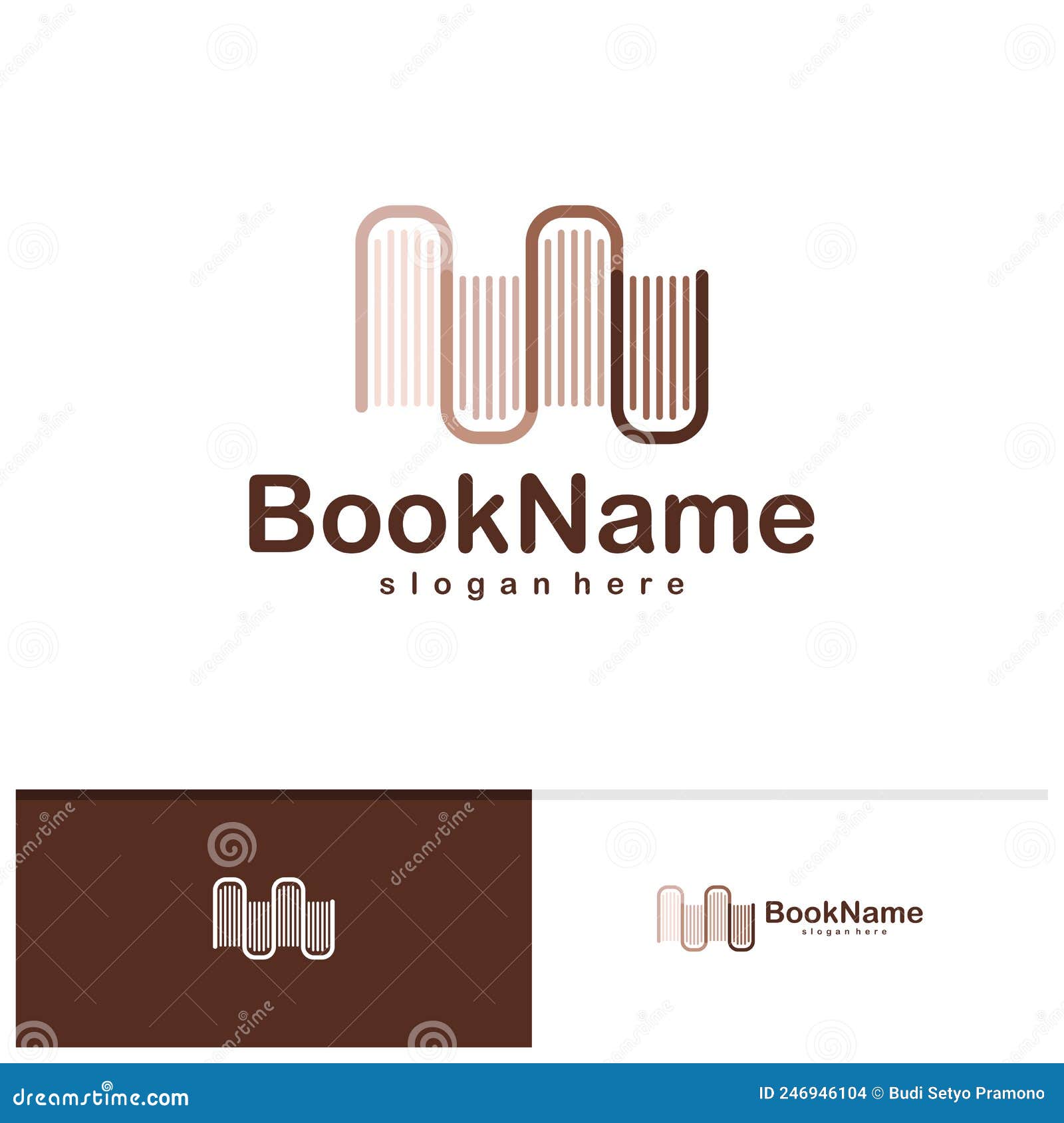 Book Logo Vector Template, Creative Book Logo Design Concepts Stock ...