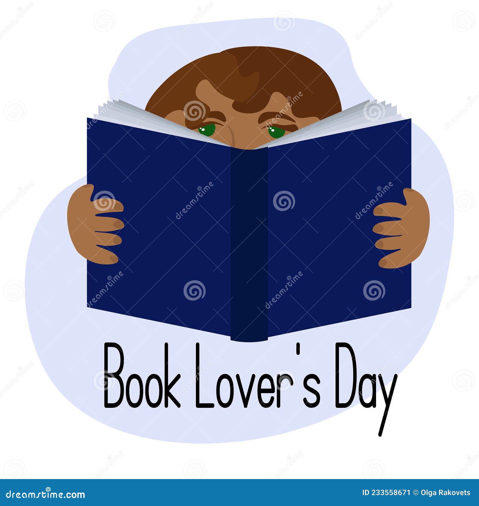 Book Lovers Day, Idea for Poster, Banner, Flyer or Postcard Stock ...