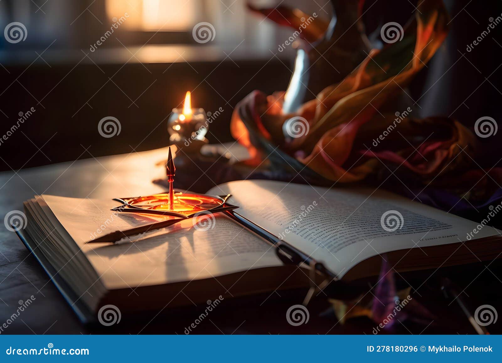 Book of Magic and Arrows. Neural Network AI Generated Stock ...