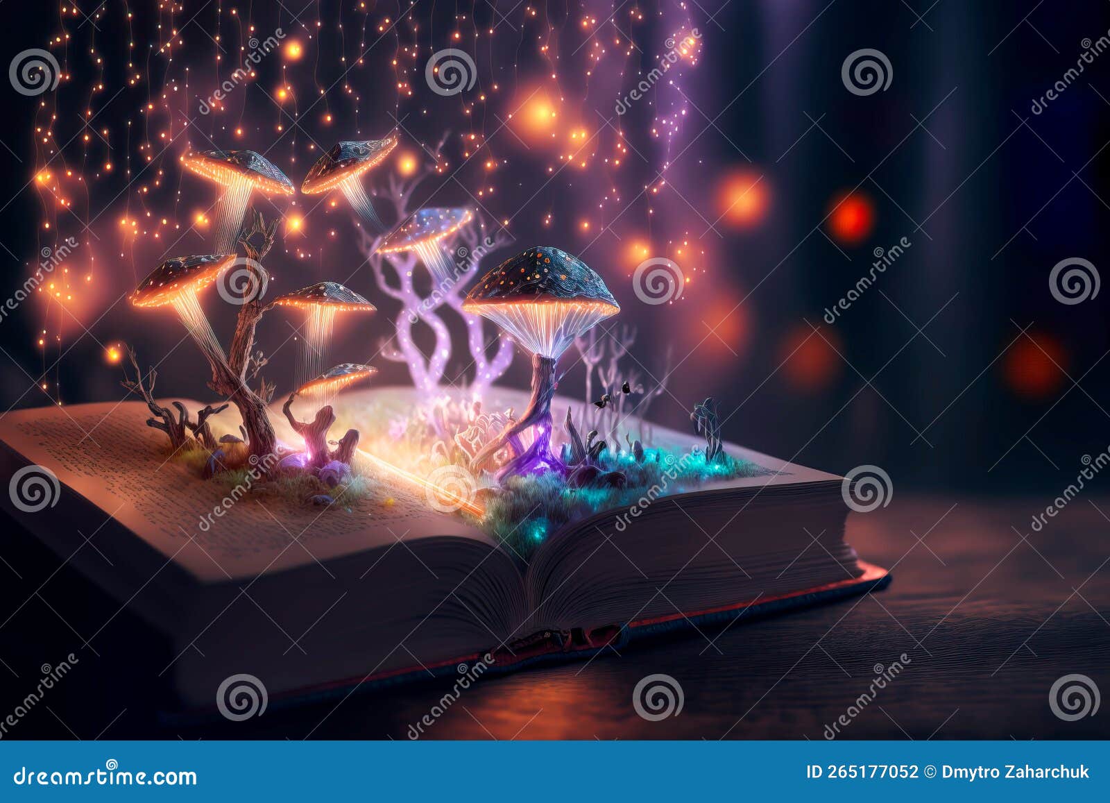 Book of Magic Spells , Magical Elements Such As Spell Books ...