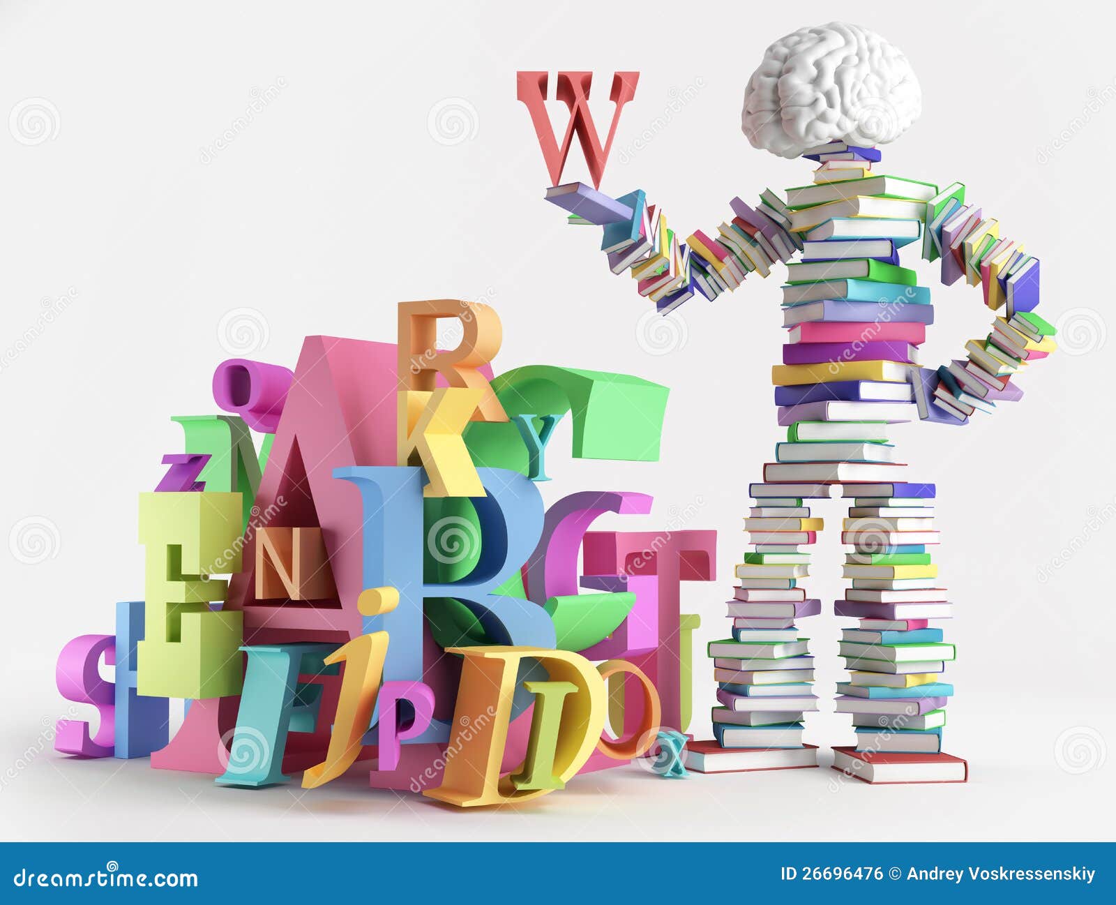 Book man and characters stock illustration. Illustration of reading ...