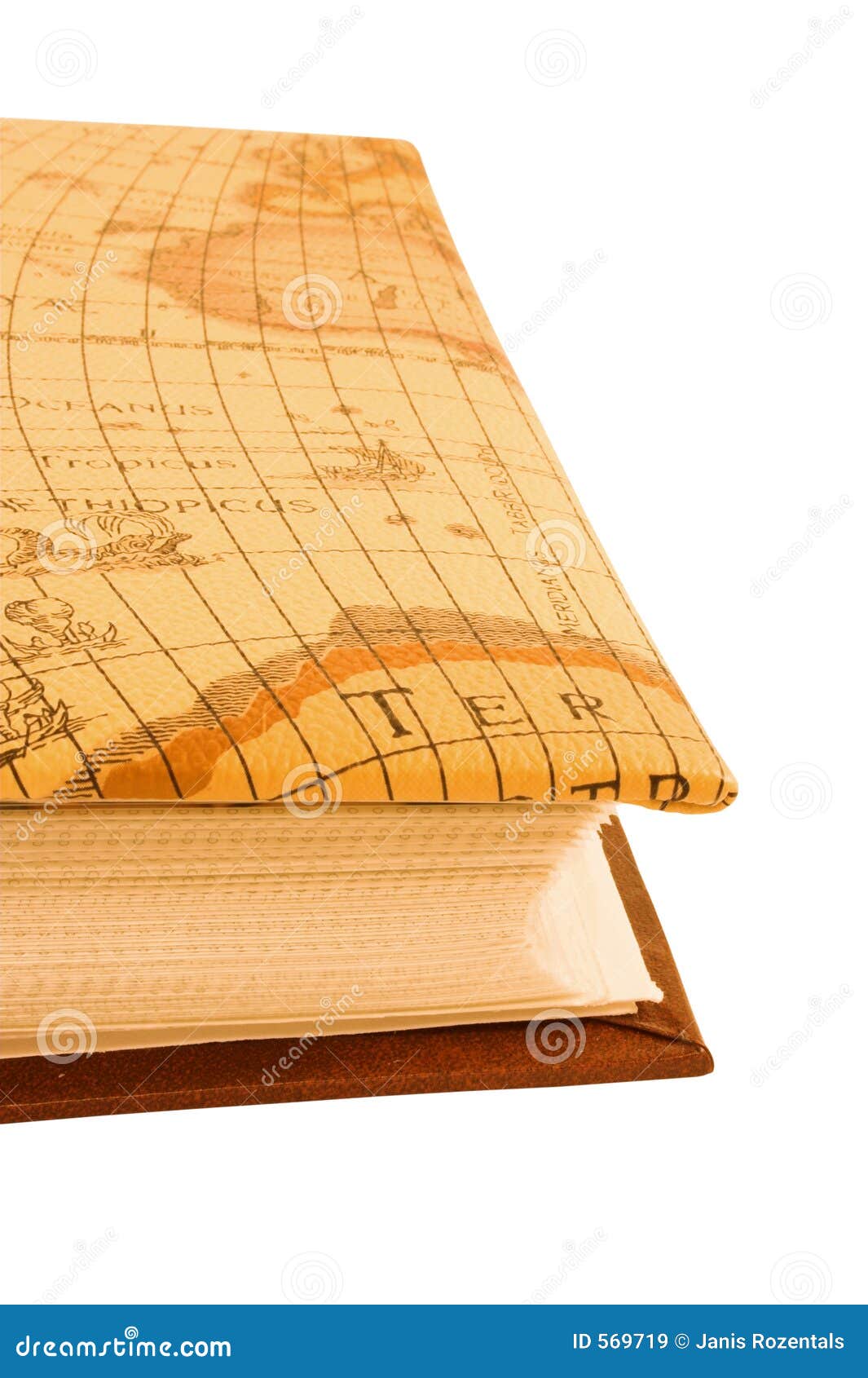 Book with map stock image. Image of orientation, ancient - 569719