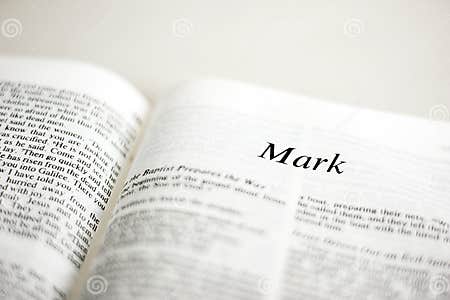 Book of Mark stock image. Image of praying, bible, good - 37894193