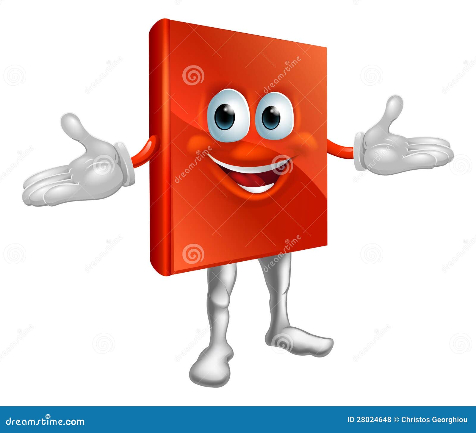 Book Mascot Education Character Stock Vector - Illustration of library ...