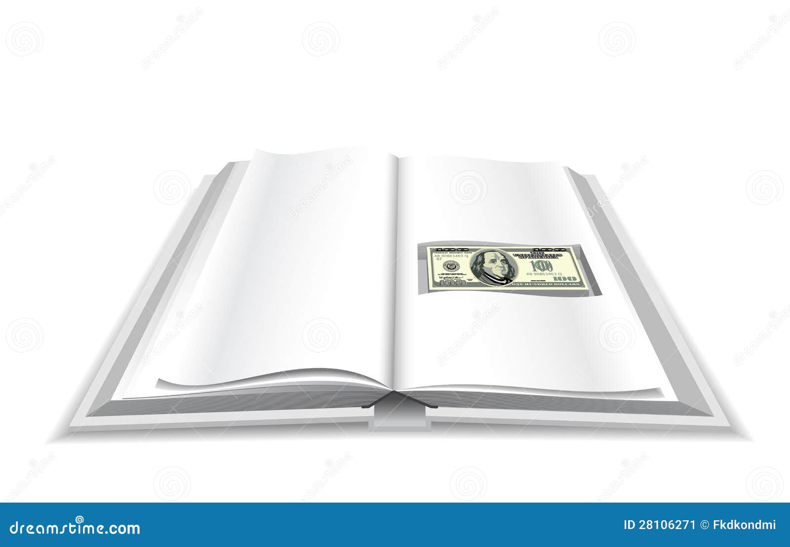 Book and money. stock vector. Illustration of learning - 28106271