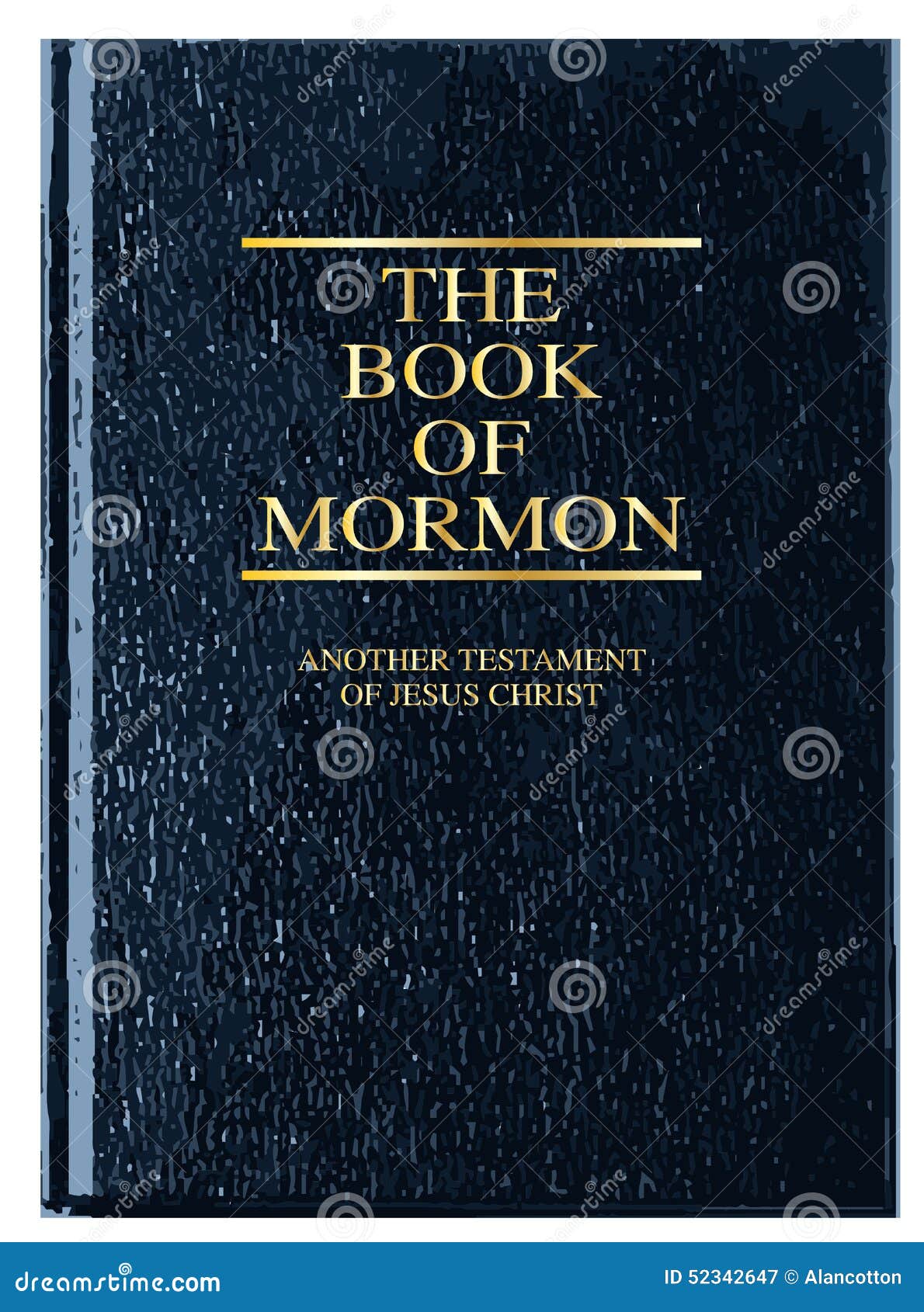 The Book of Mormon stock illustration. Illustration of isolated - 52342647