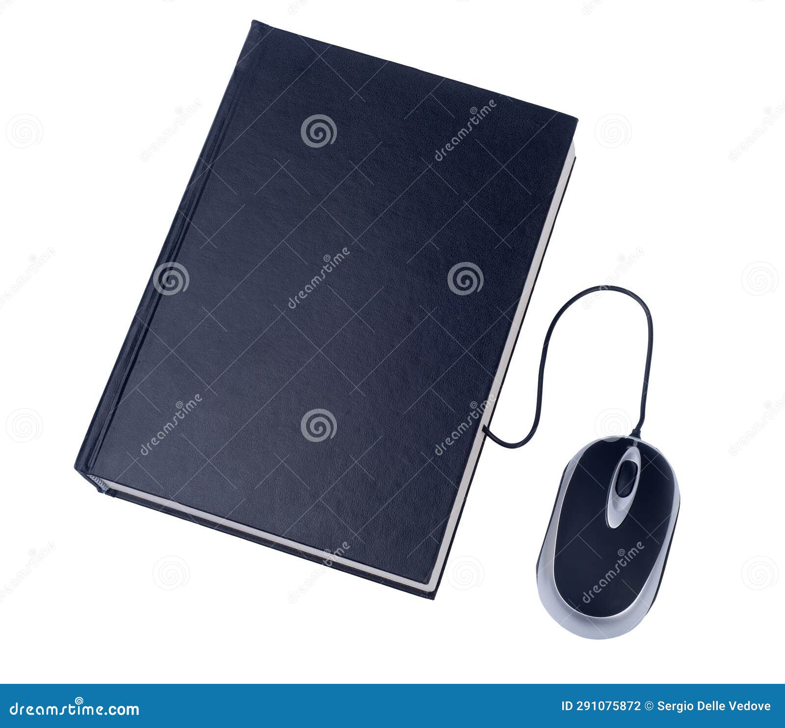 Mouse Connected To Laptop, Used For Office Work Stock Photo ...
