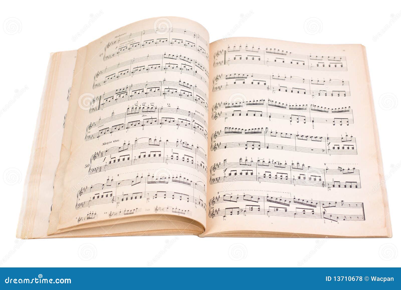 Music Book On Piano Stock Photography | CartoonDealer.com #13405574