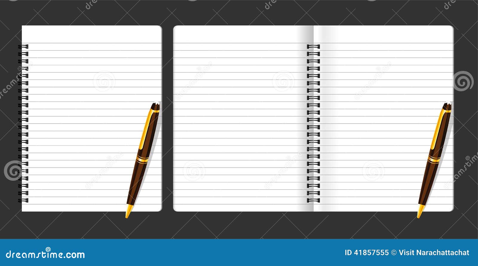 Book-Note stock vector. Illustration of note, education - 41857555