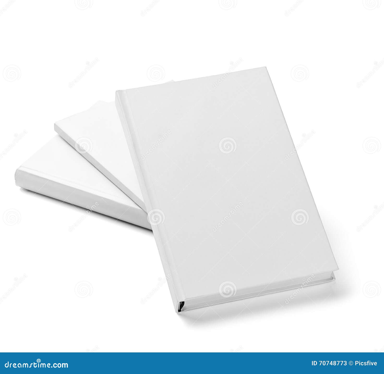 Book Notebook Textbook White Blank Paper Template Stock Image - Image ...