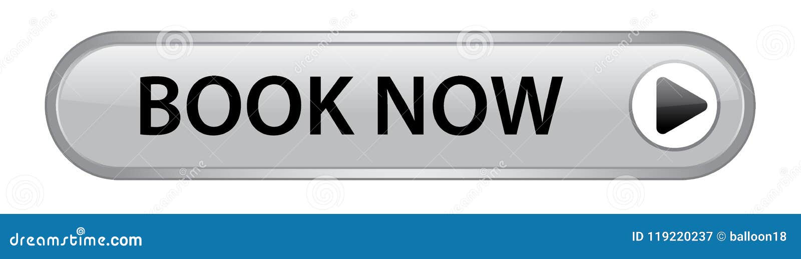 Book now button stock vector. Illustration of advertising - 119220237