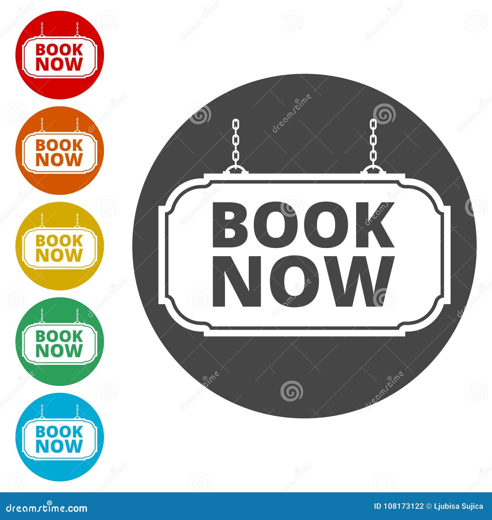 Book Now Icon, Book Now Sign Stock Illustration - Illustration of ...