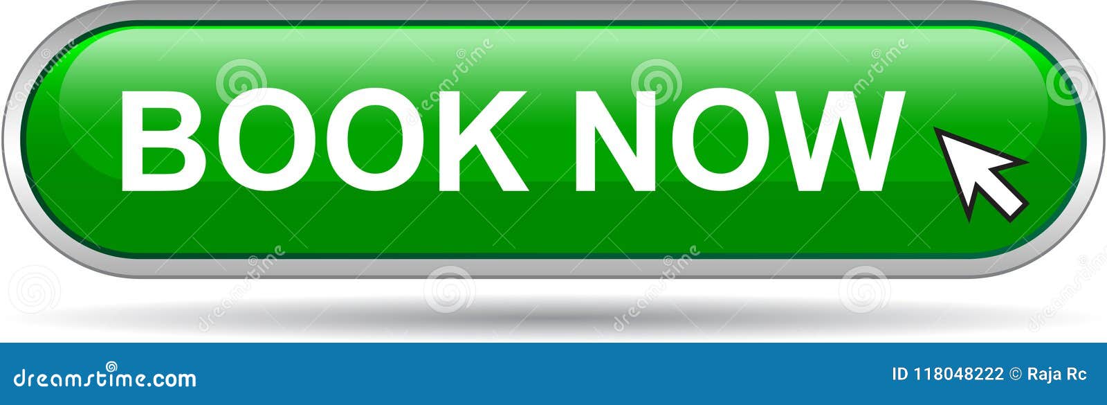 Book Now Icon Web Button Green Stock Vector - Illustration of alert ...