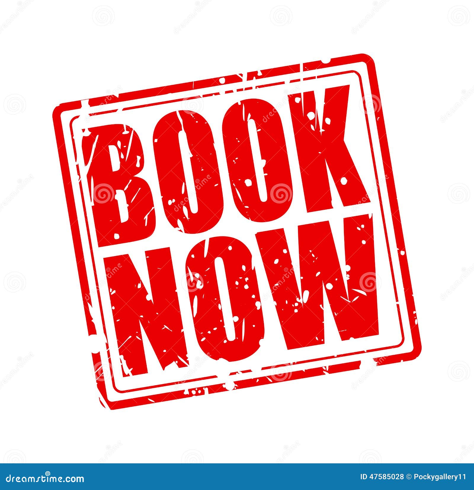 Book now red stamp text stock vector. Illustration of advertising ...