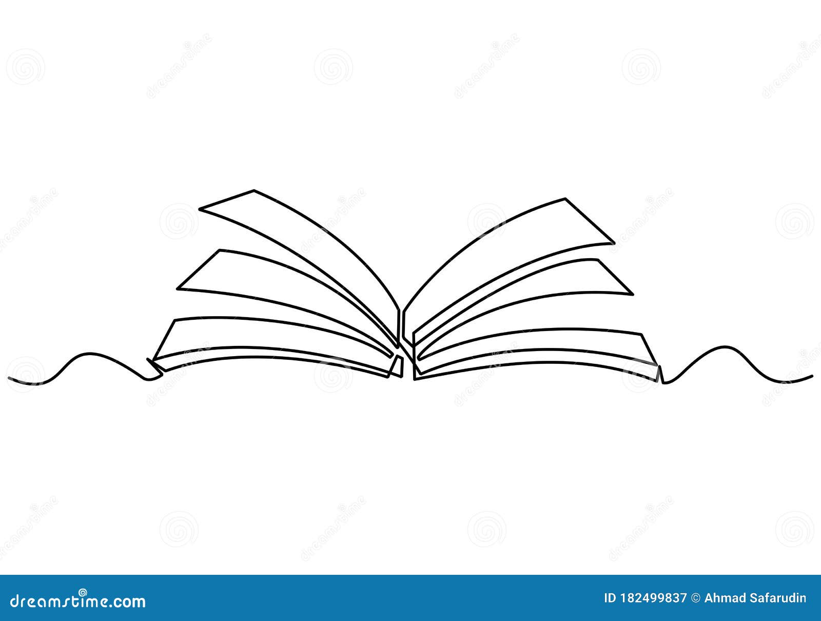 Book One Line Drawing Banner. Open Book with Flying Pages. Continuous ... Book One Line Drawing Banner. Open Book with Flying Pages. Continuous ...