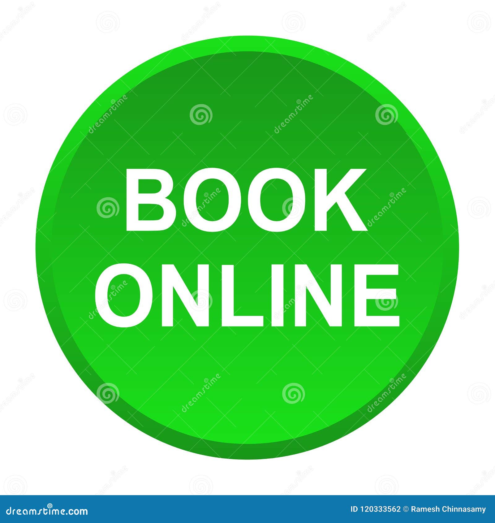 Book online button stock vector. Illustration of banner - 120333562