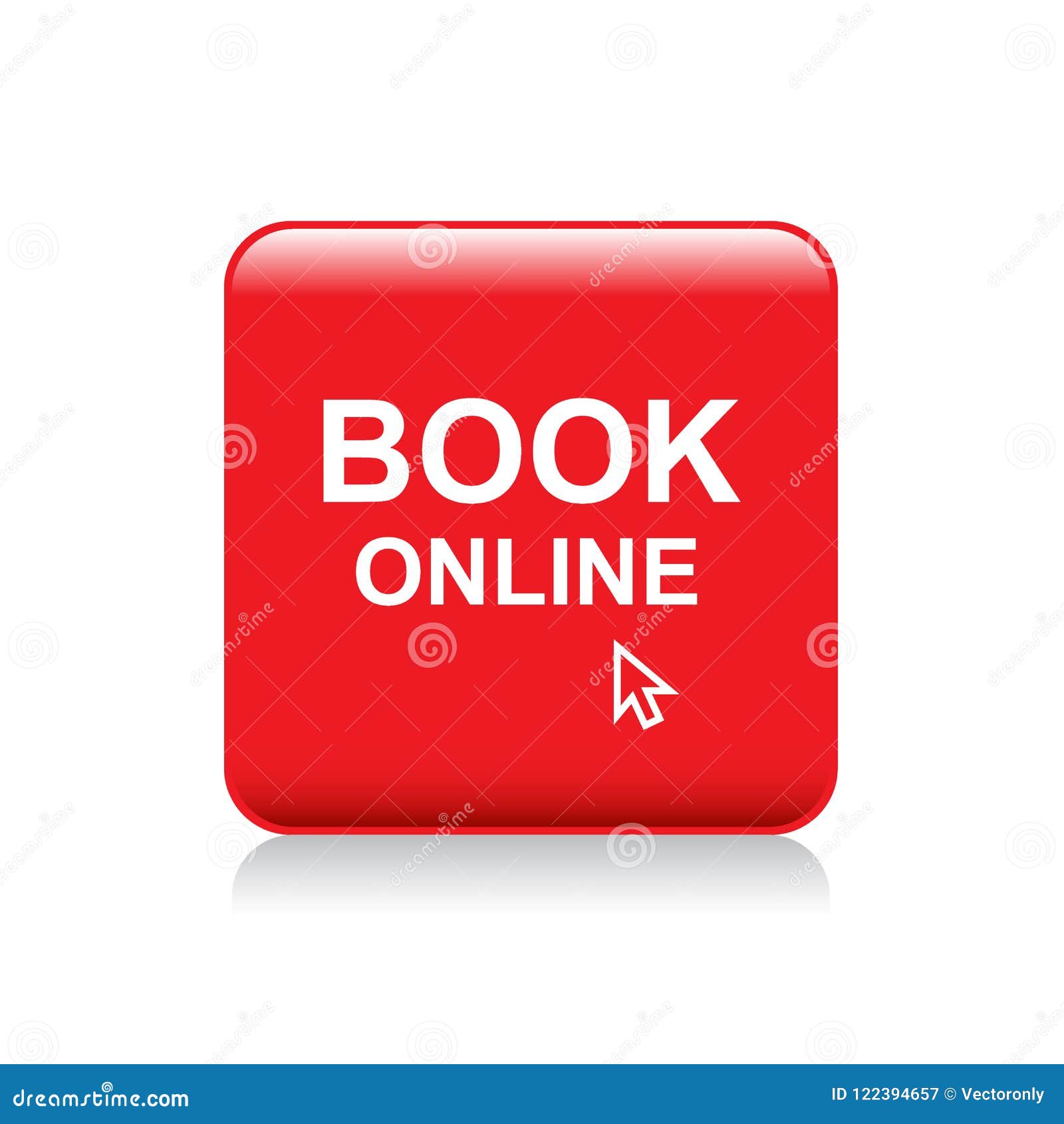 Book online web button stock illustration. Illustration of computer ...