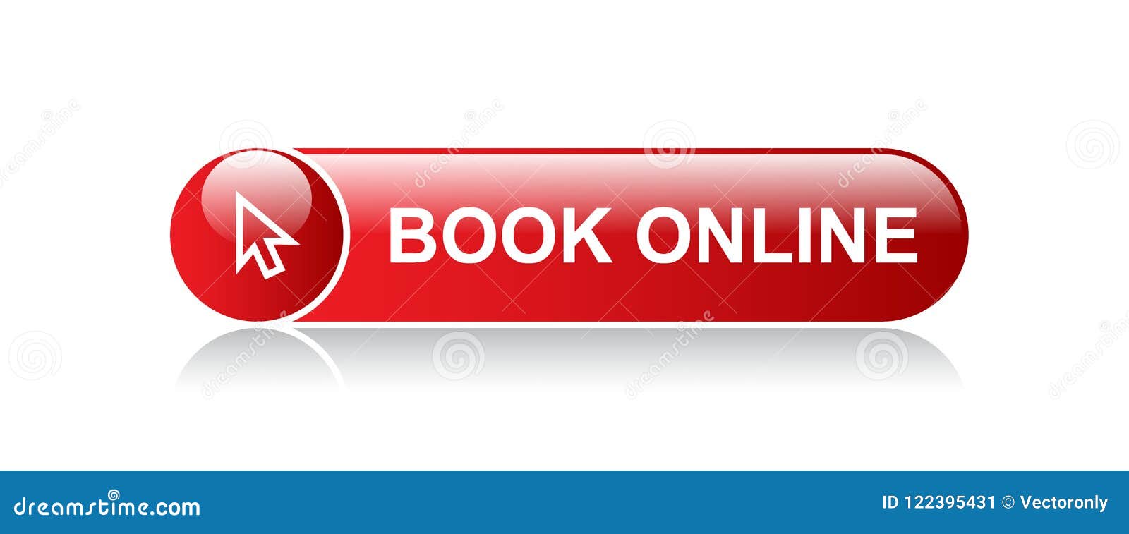 Book online web button stock illustration. Illustration of arrow ...