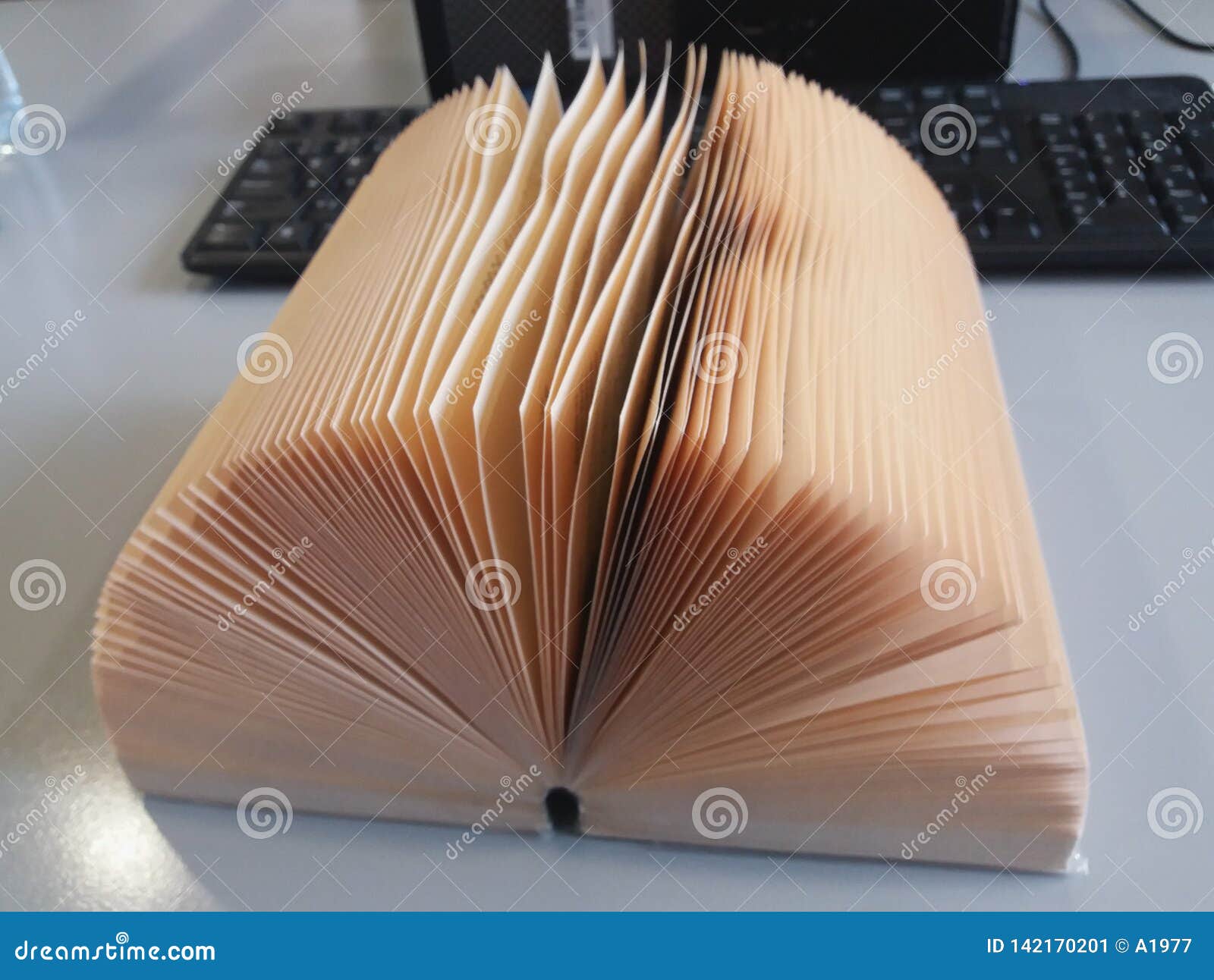 Book with open pages stock image. Image of personal - 142170201