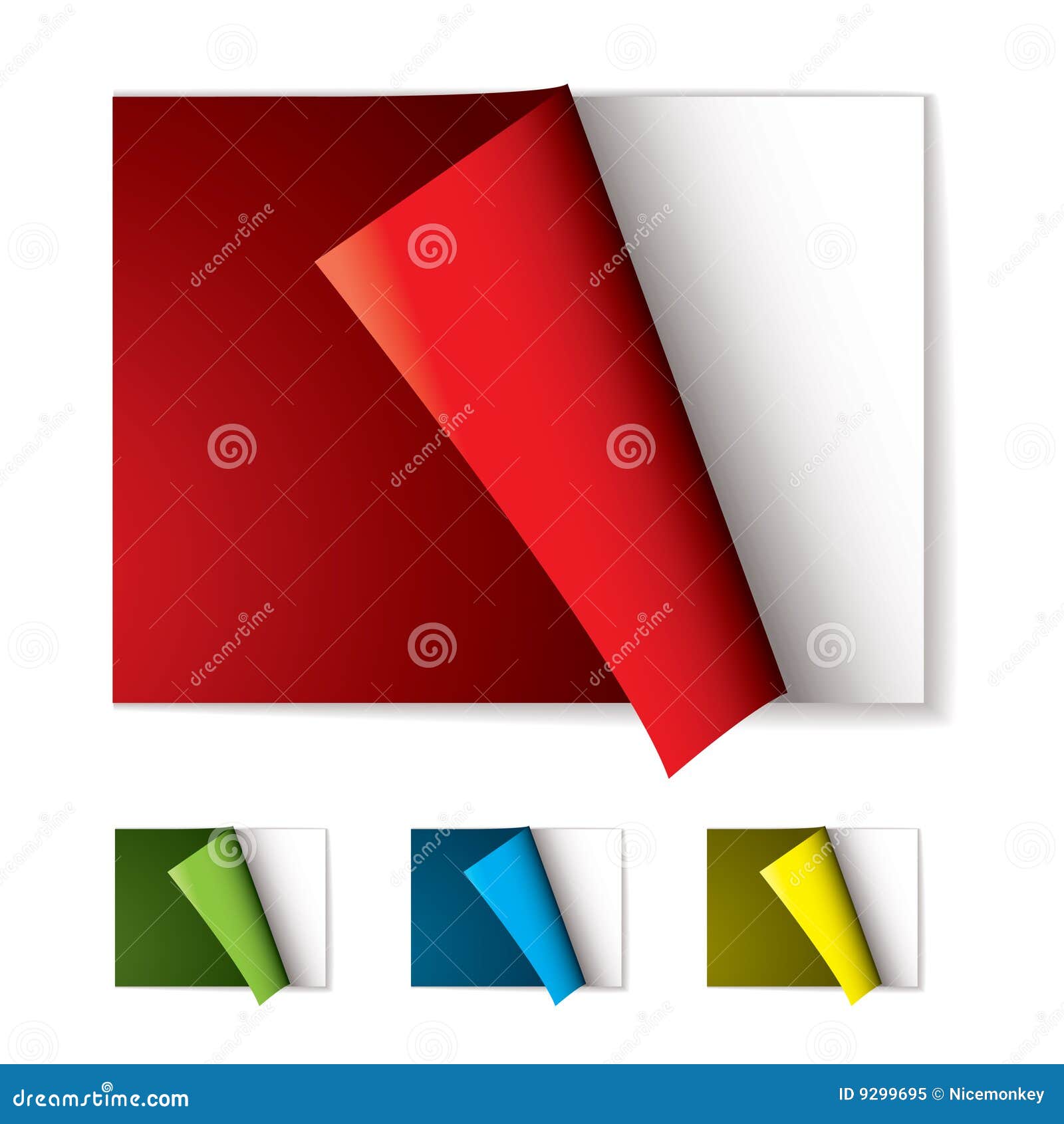 Book Page Curl Stock Illustrations – 6,987 Book Page Curl Stock ...