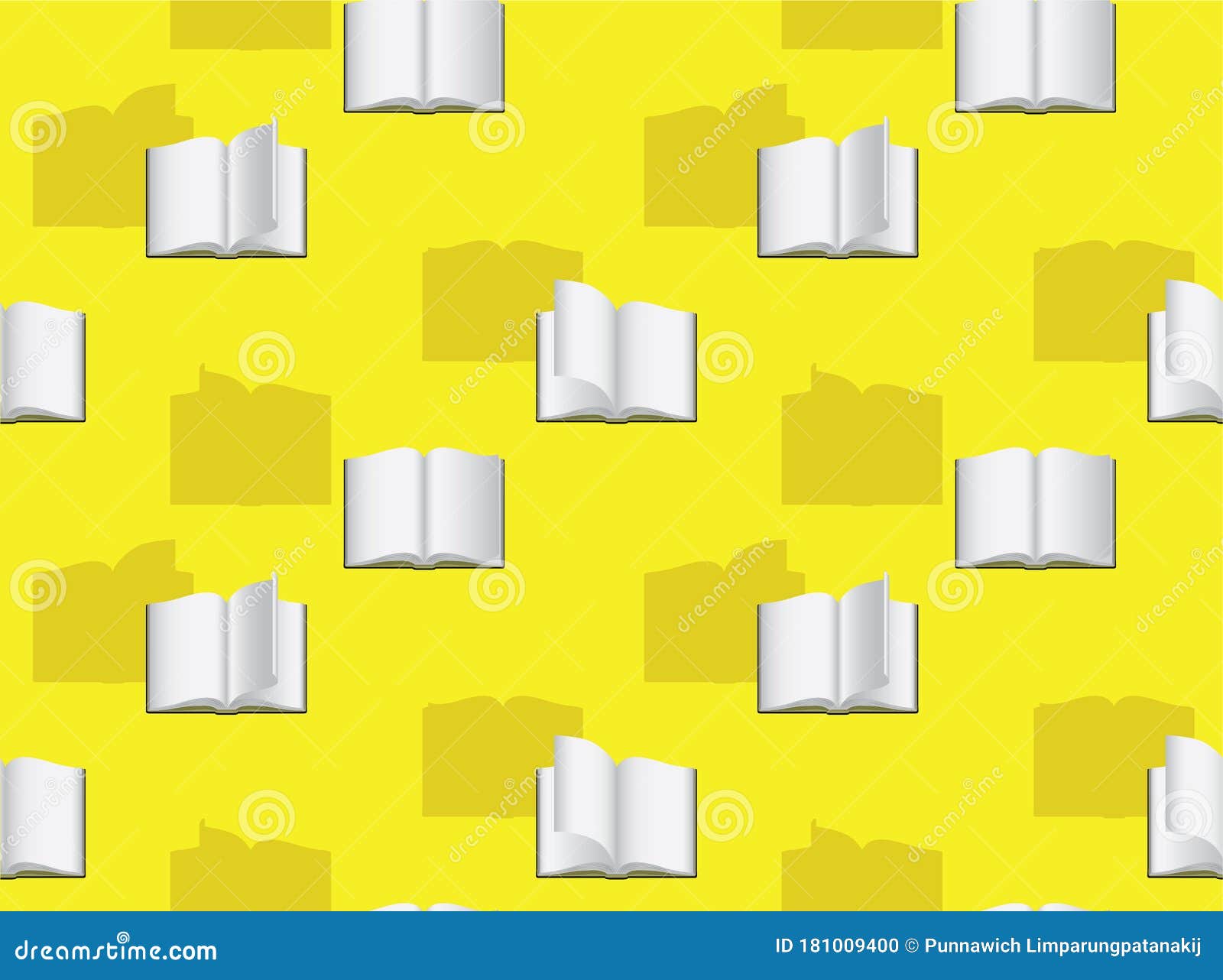 Book Page Flipping Vector Seamless Background Wallpaper-01 Stock Vector ...