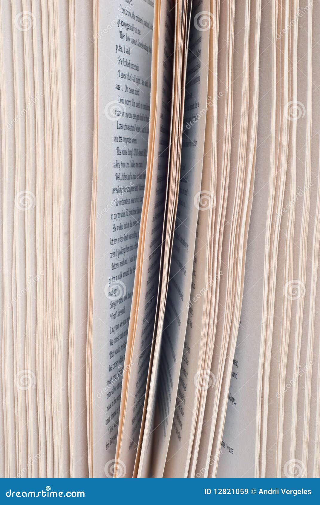 Book pages stock image. Image of bend, novel, office - 12821059