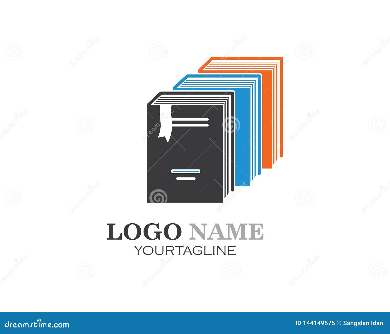 Book,paper,document Logo,icon of Education Template Vector Illustration ...