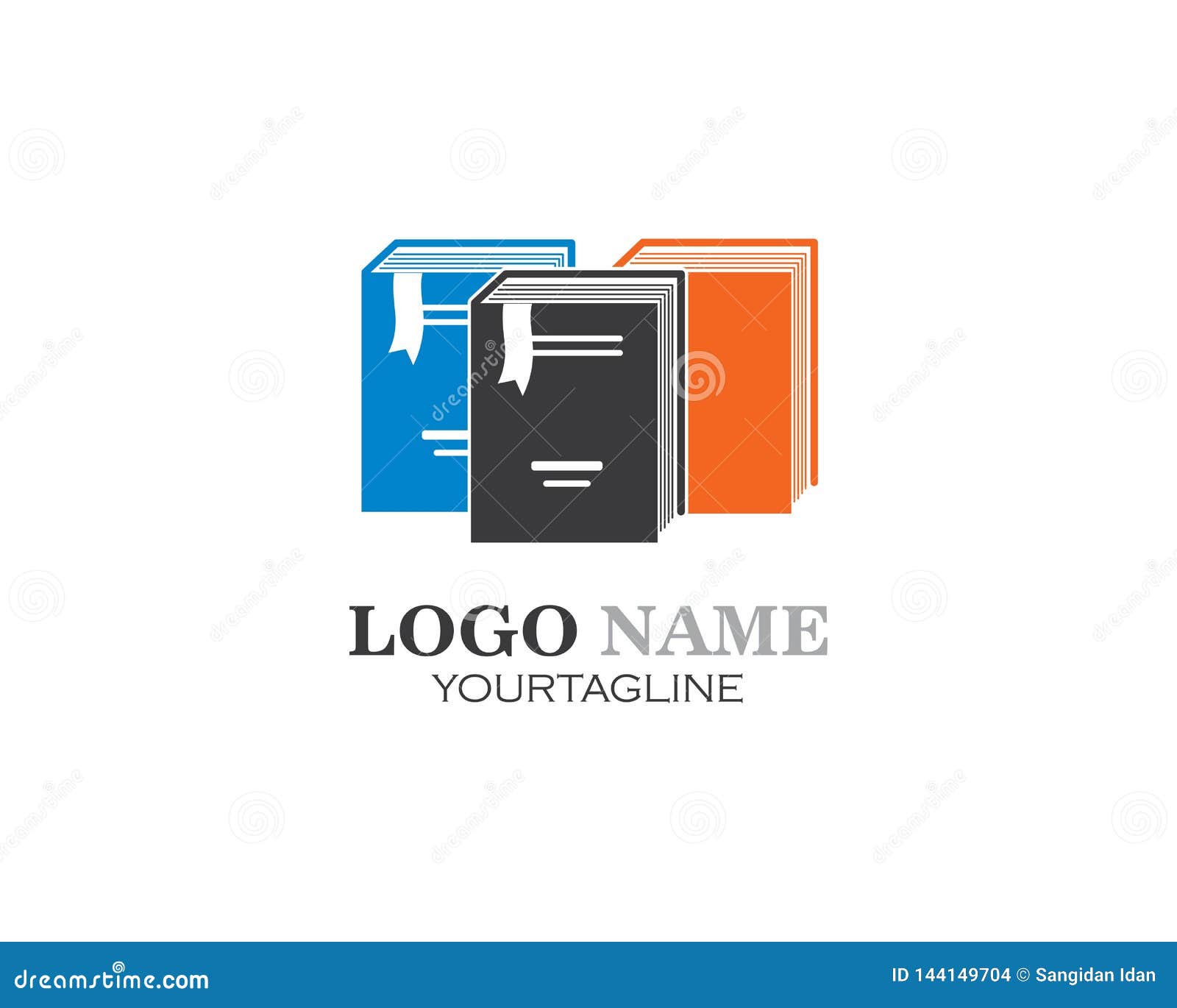 Book,paper,document Logo,icon of Education Template Vector Illustration ...
