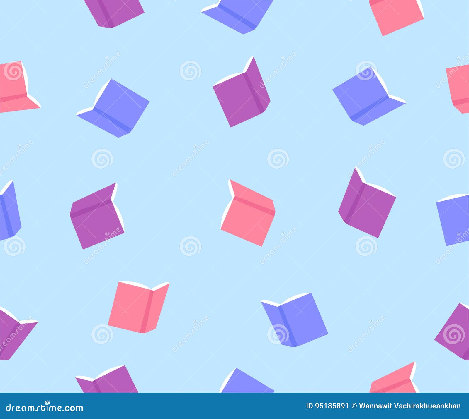Book pattern stock vector. Illustration of books, design - 95185891