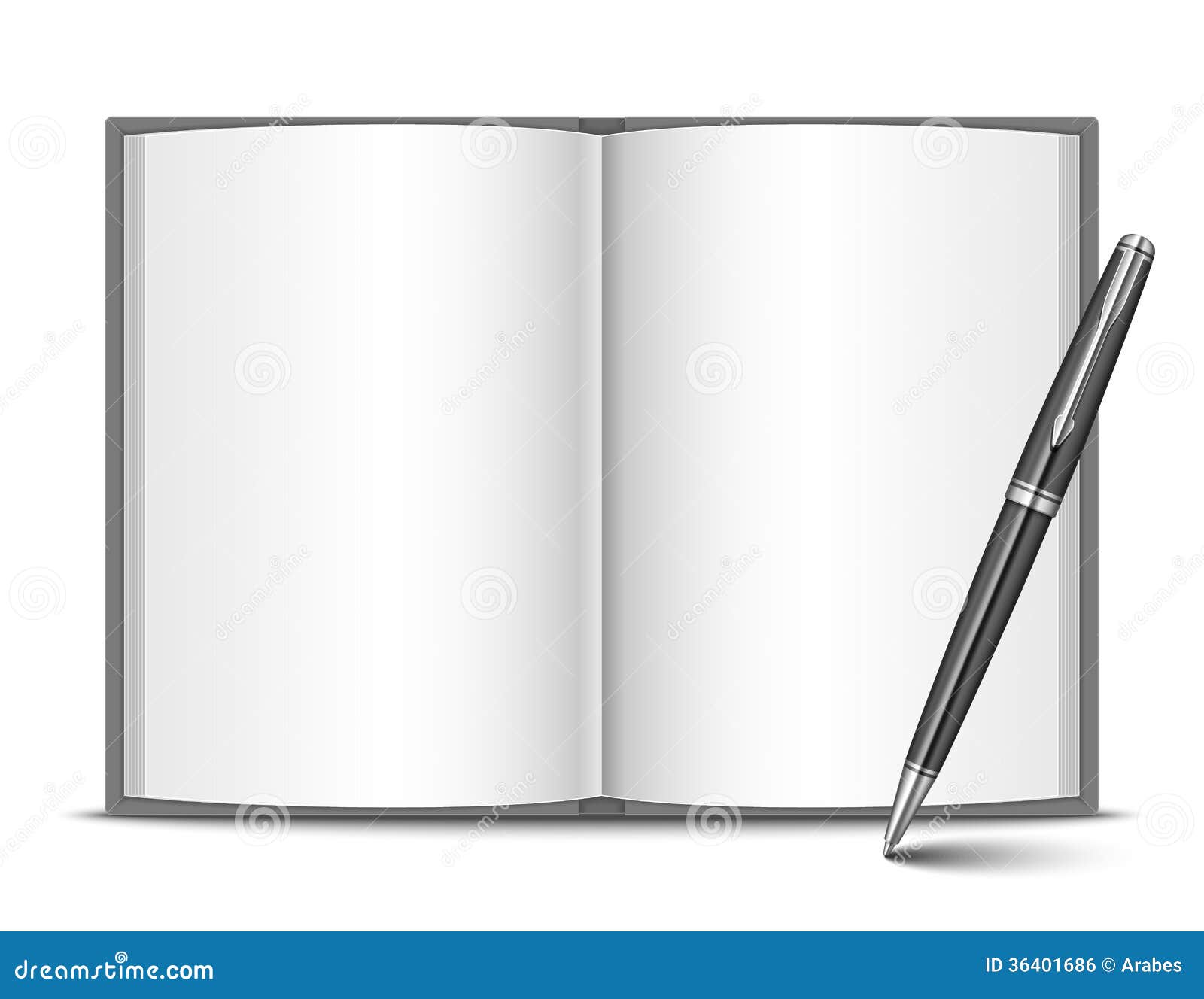 Book and pen stock illustration. Illustration of clean - 36401686