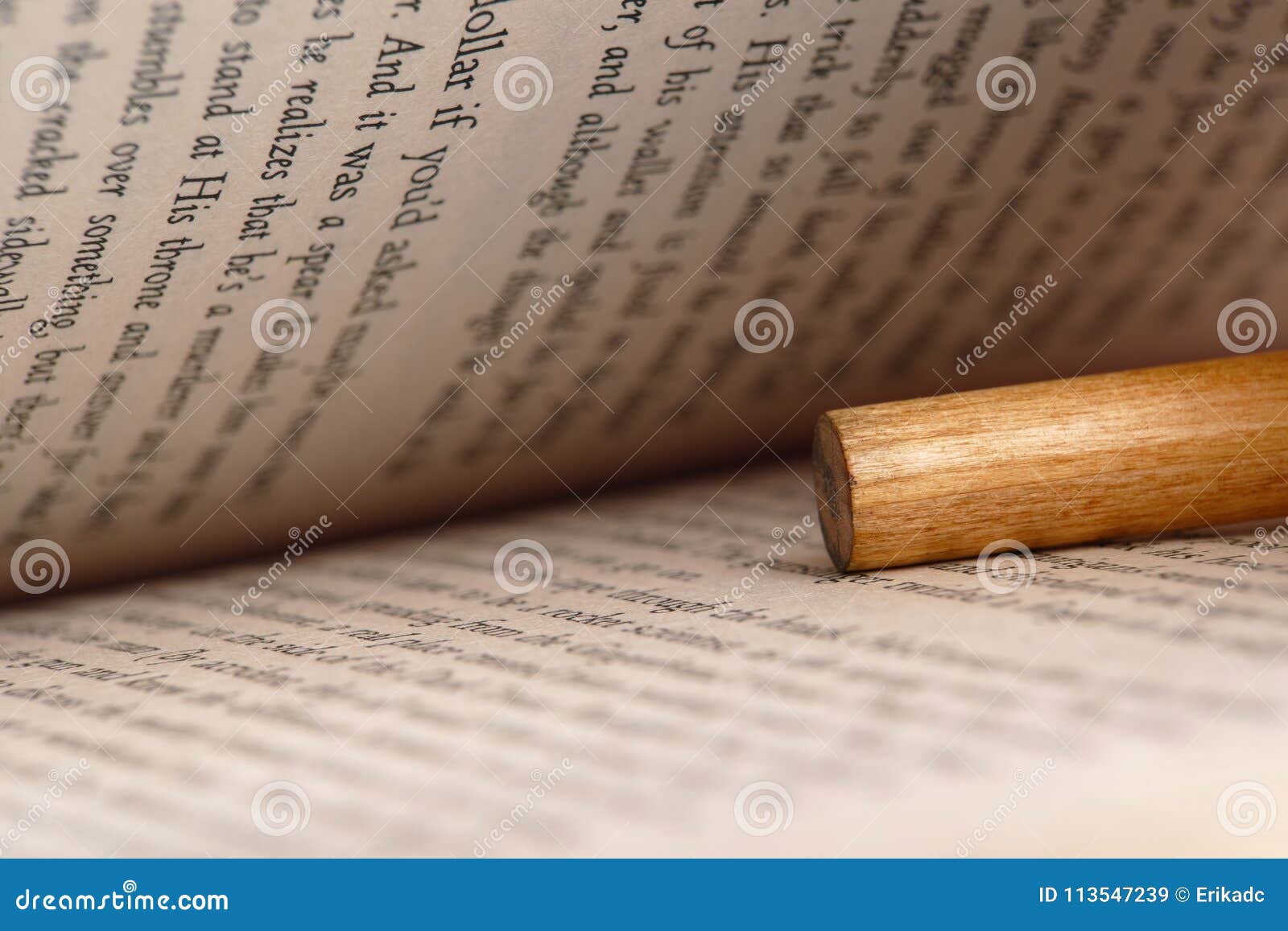 Book and pencil stock image. Image of read, literature - 113547239