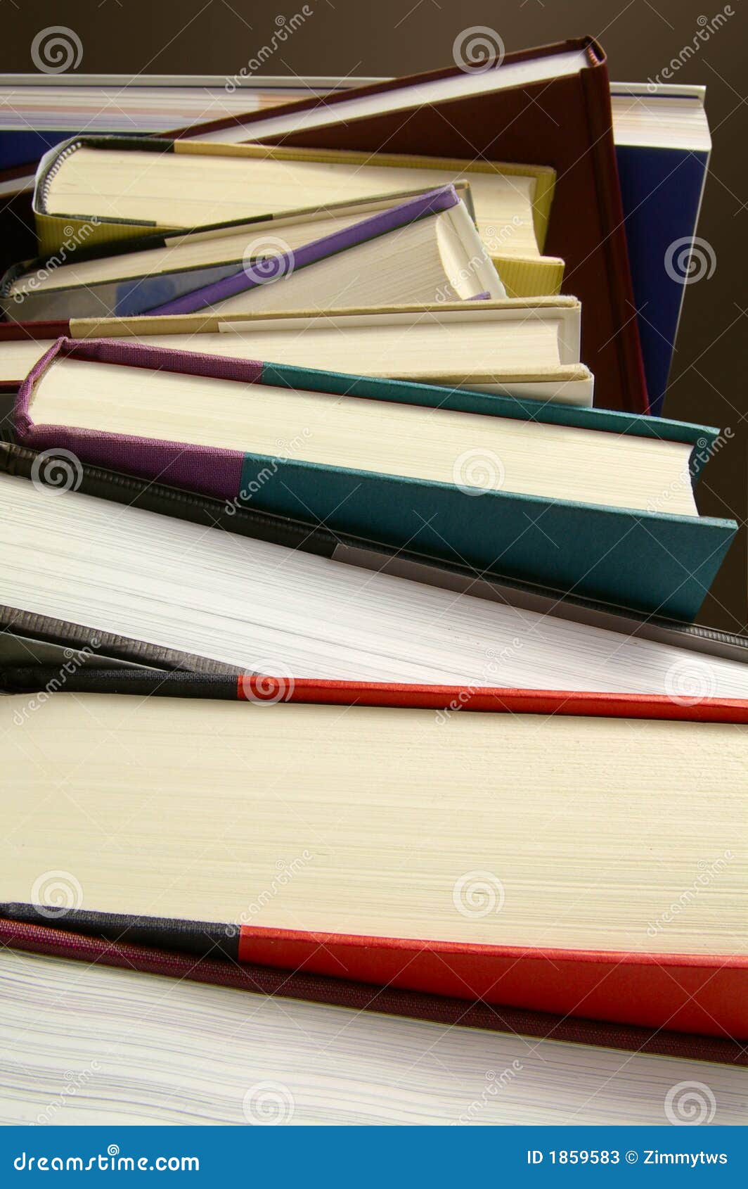 Book pile stock image. Image of academic, brilliant, learning - 1859583