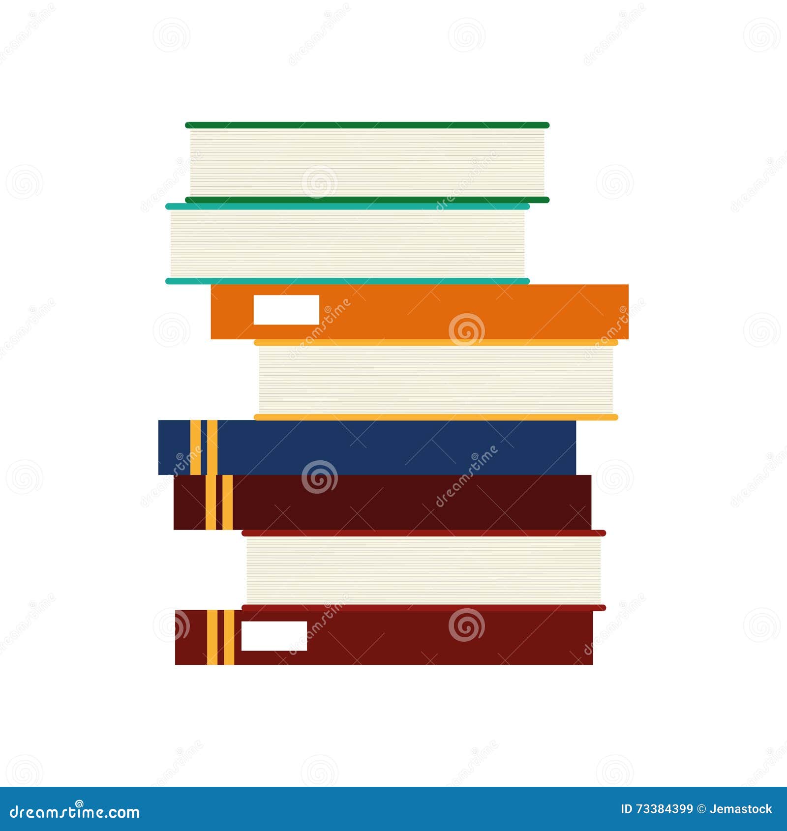 Book pile icon stock illustration. Illustration of library - 73384399