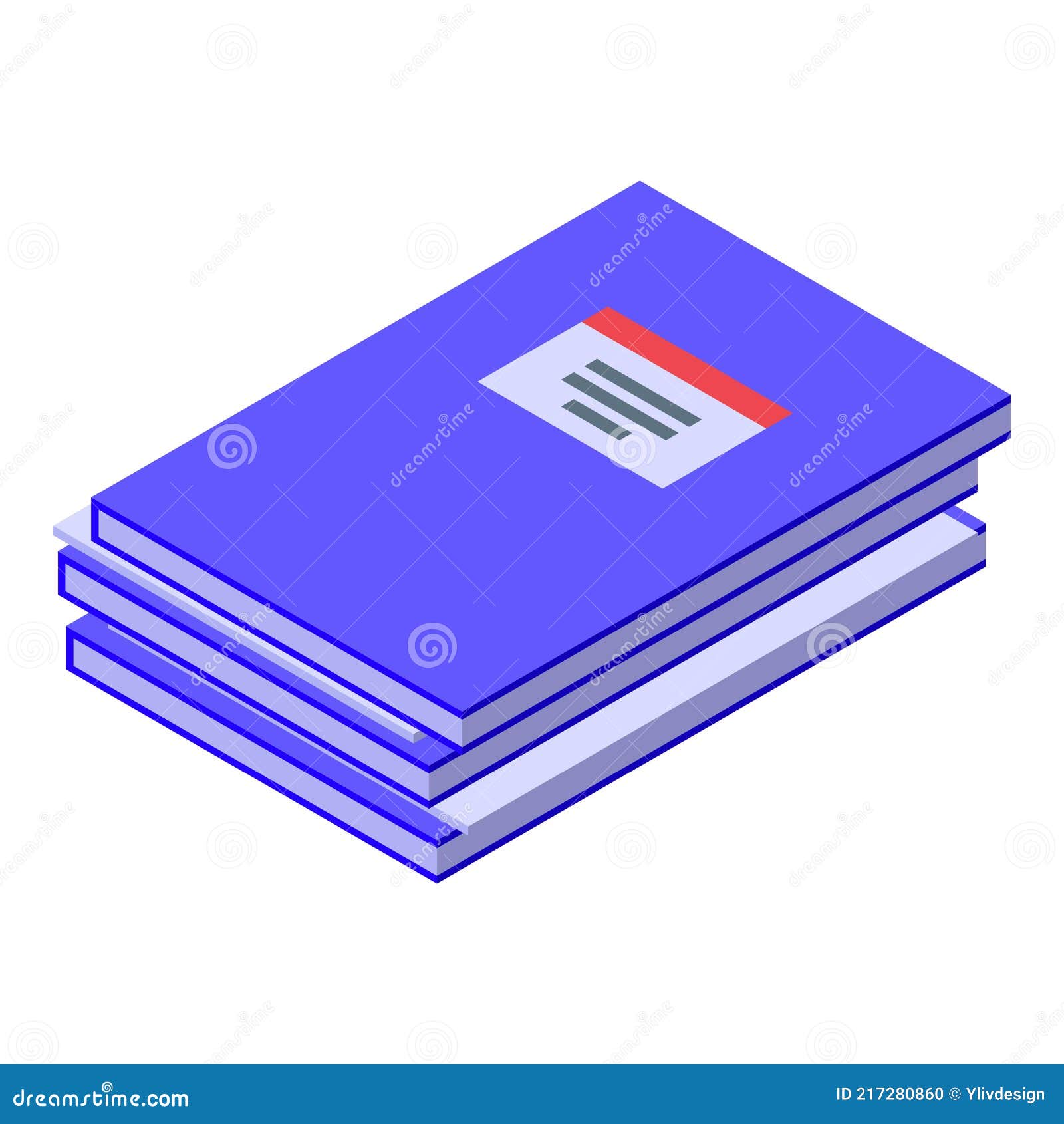 Book Production Icon, Isometric Style Stock Vector - Illustration of ...